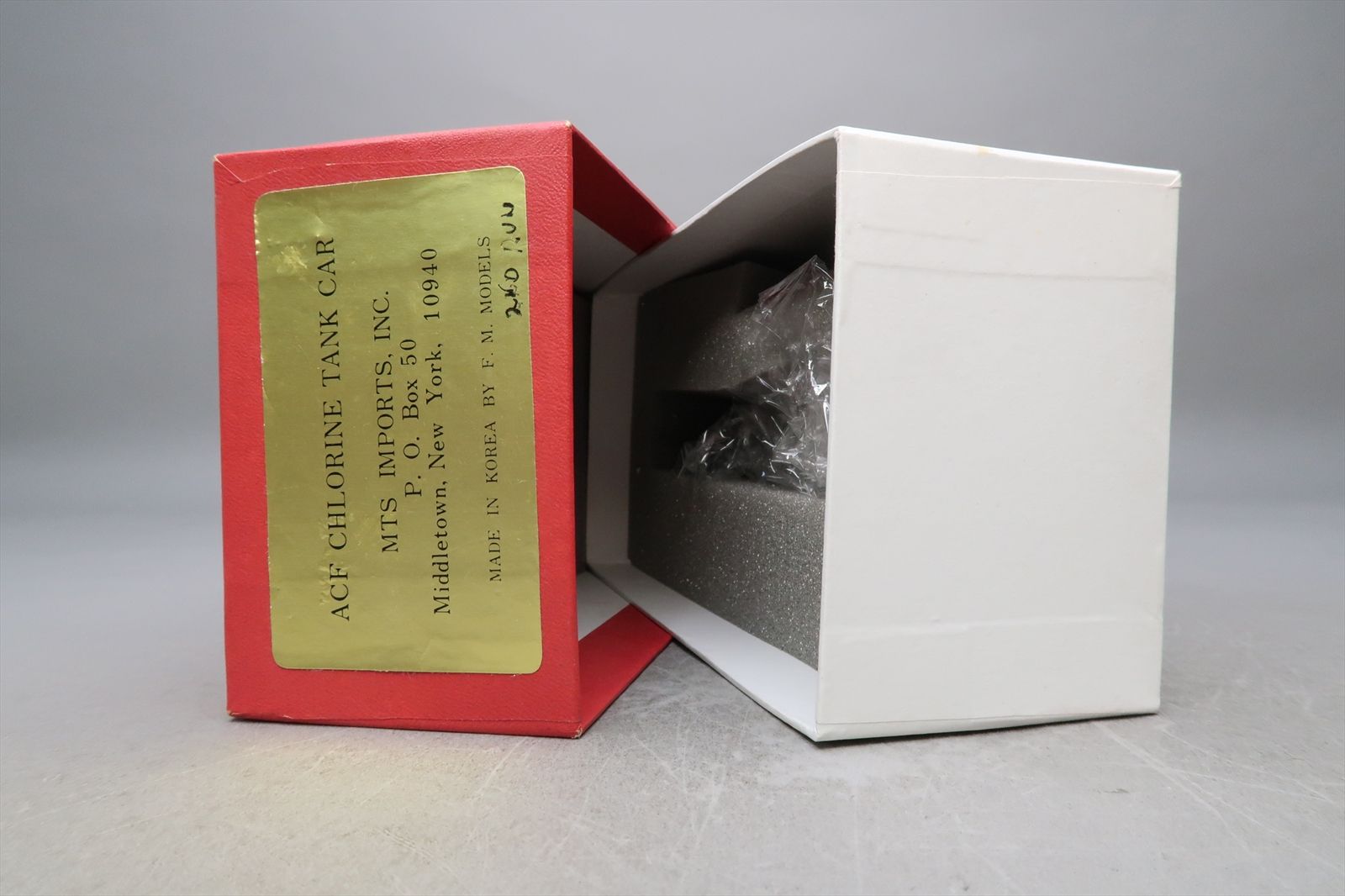 HO Brass Model - MTS ACF Chlorine Tank Car w/ Tanks - Unpainted - 1987 ...