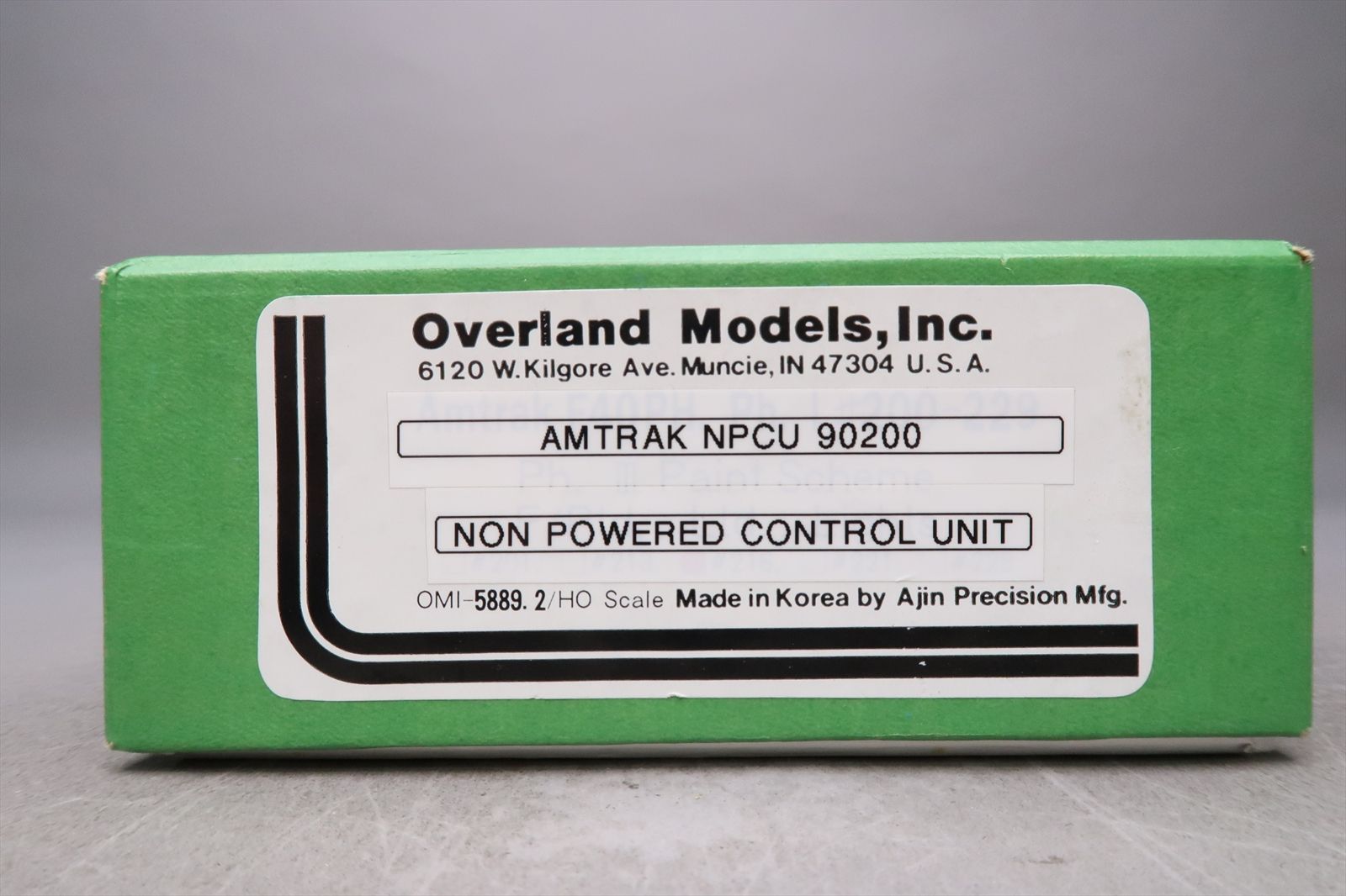 HO Brass Model - OMI 5889.2 Boyd Reyes Scratchbuilt Amtrak NPCU Control ...