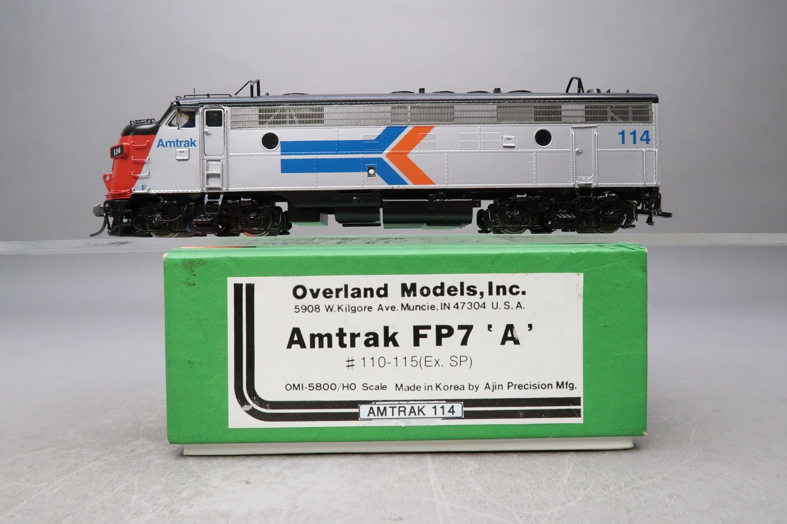 HO Brass Model - OMI 5800 Amtrak FP7 FP7A Ex-SP #114 - Pro Paint by ...