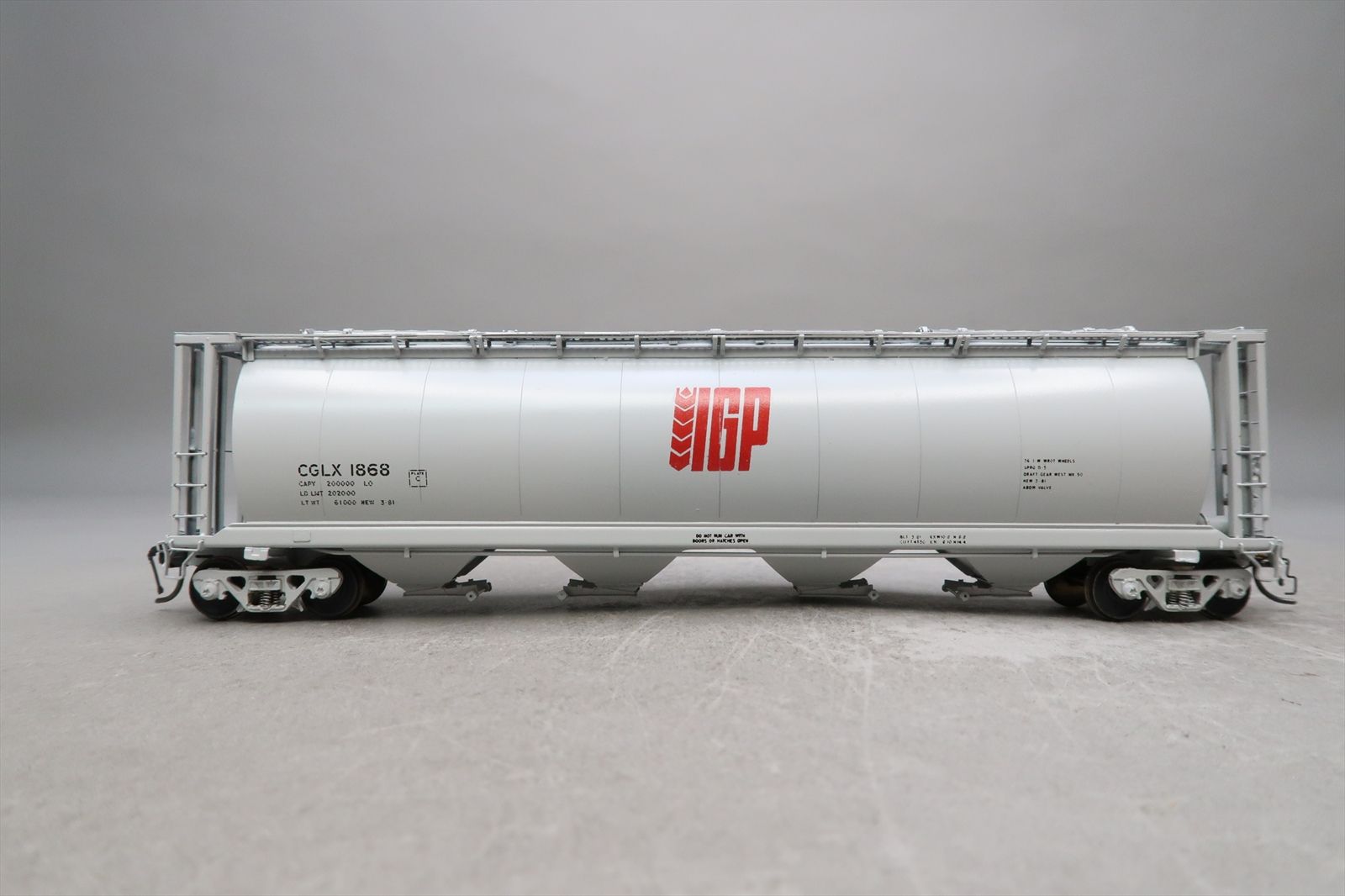 HO Brass Model - OMI 3115.1 NCS CN IGN CGLX Cylindrical Covered Hopper ...
