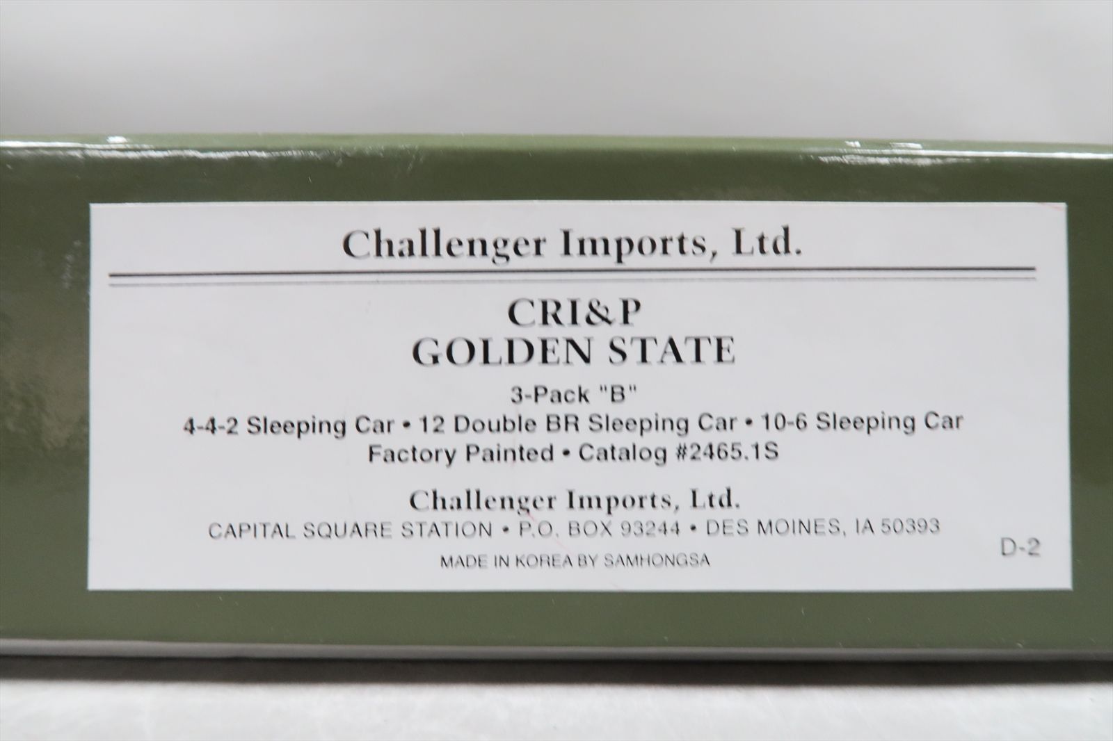 HO Brass Model - CIL 2465.1S SP / CRI&P RI Rock Island Southern Pacific ...