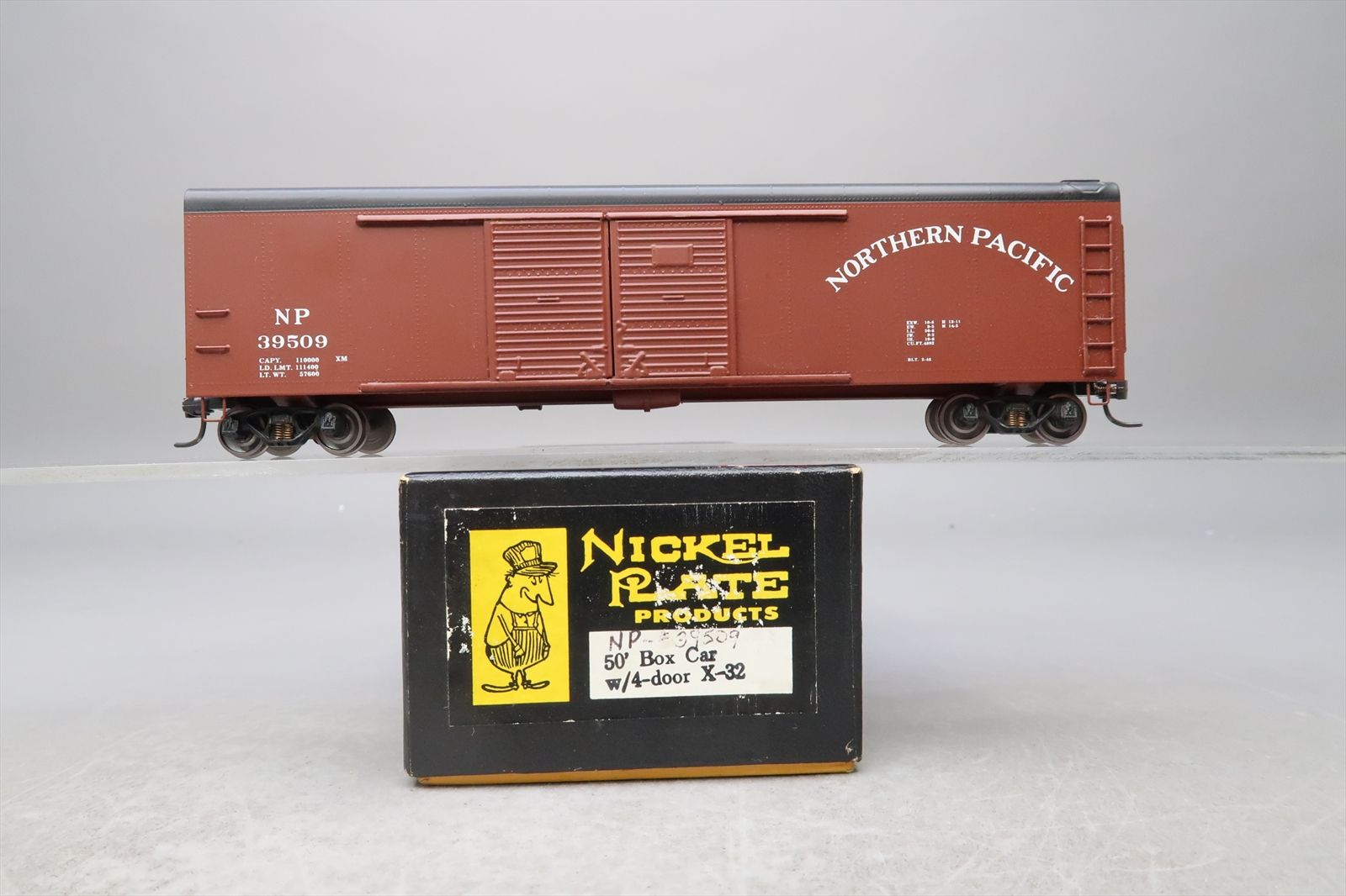 HO Brass Model - NPP Nickel Plate NP Northern Pacific 50' Boxcar Box ...