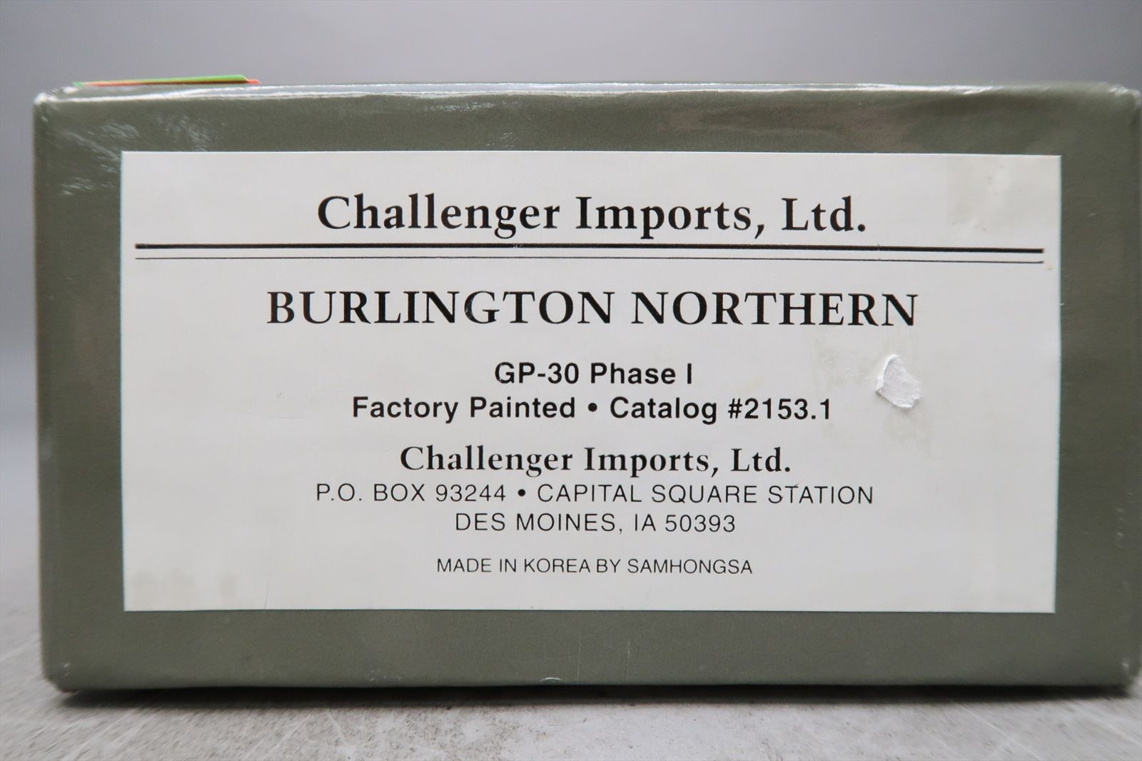 HO Brass Model - CIL 2153.1 BN Burlington Northern GP-30 Phase I #2237 ...