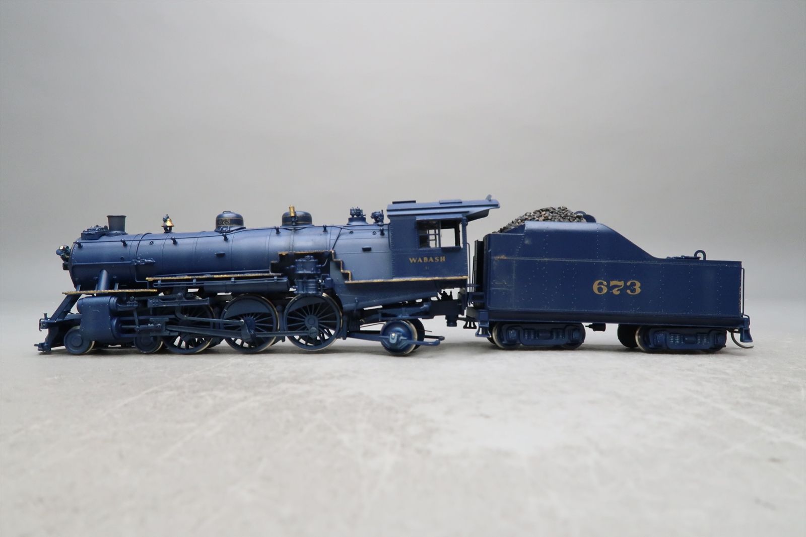 HO Brass Model - WMC WAB Wabash J-1 4-6-2 - Custom Banner Blue - 1976 ...