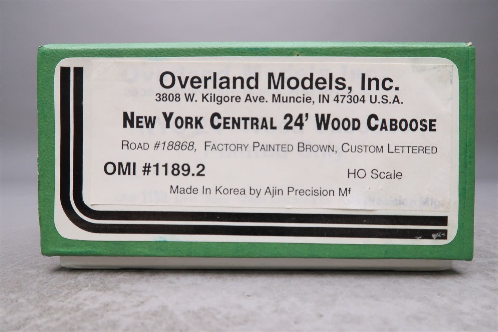 HO Brass Model - OMI 1189.2 NYC New York Central 24' Wood Caboose ...