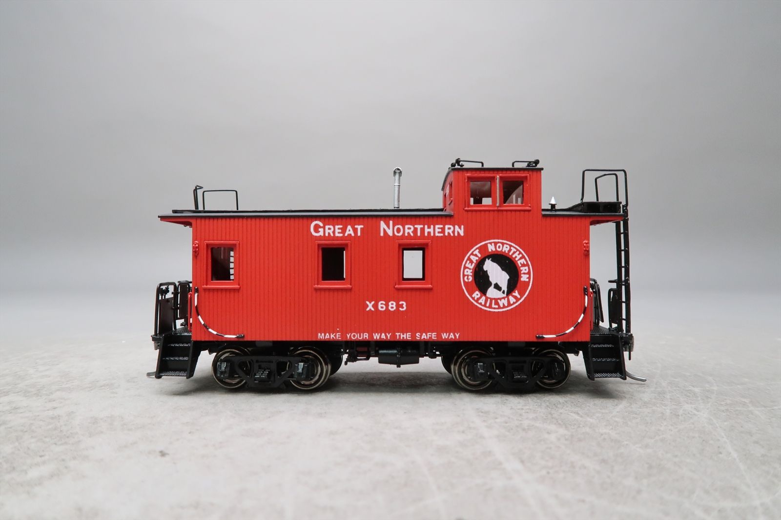 HO Brass Model - CIL 2236.1 GN Great Northern 25' Wood Caboose Later ...