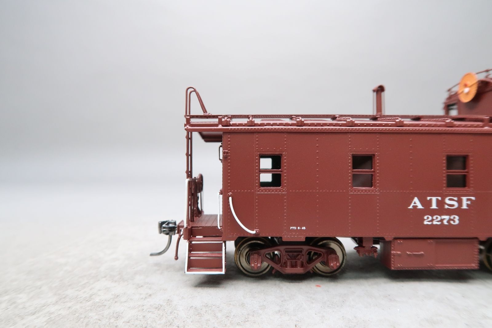 HO Brass Model - DP 1408 AT&SF Santa Fe Peaked Roof Wig Wag Caboose ...