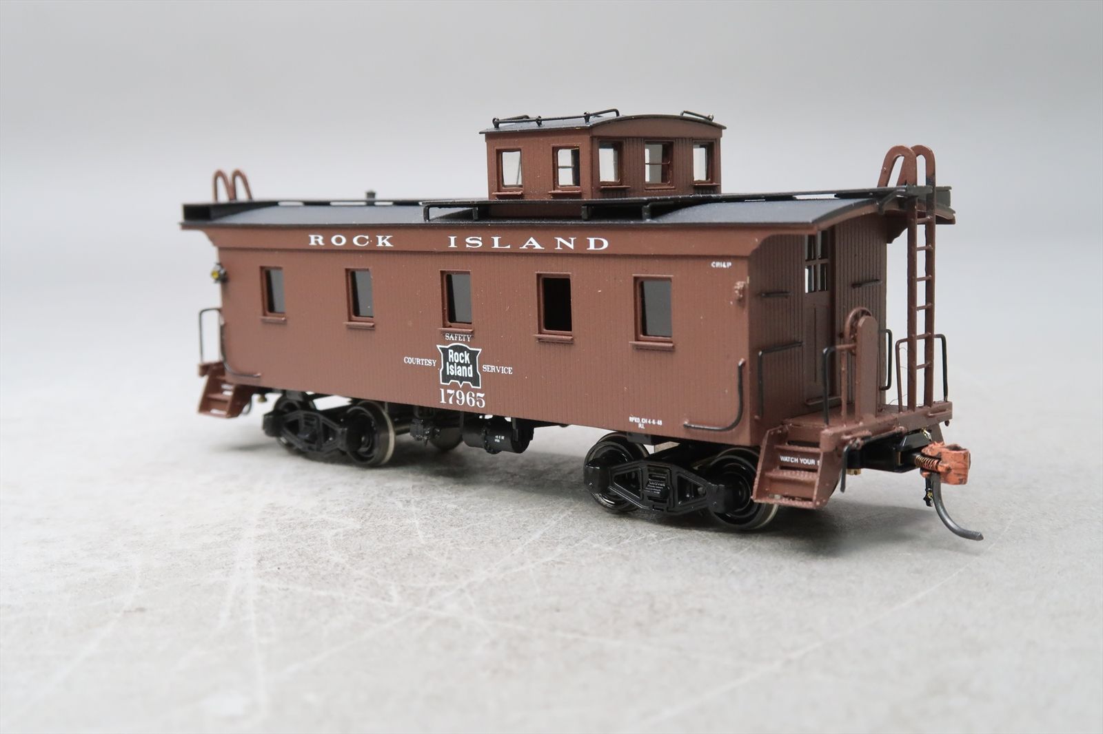 HO Brass Model - HM Hallmark CRI&P RI Rock Island Wood Caboose 5 Window ...