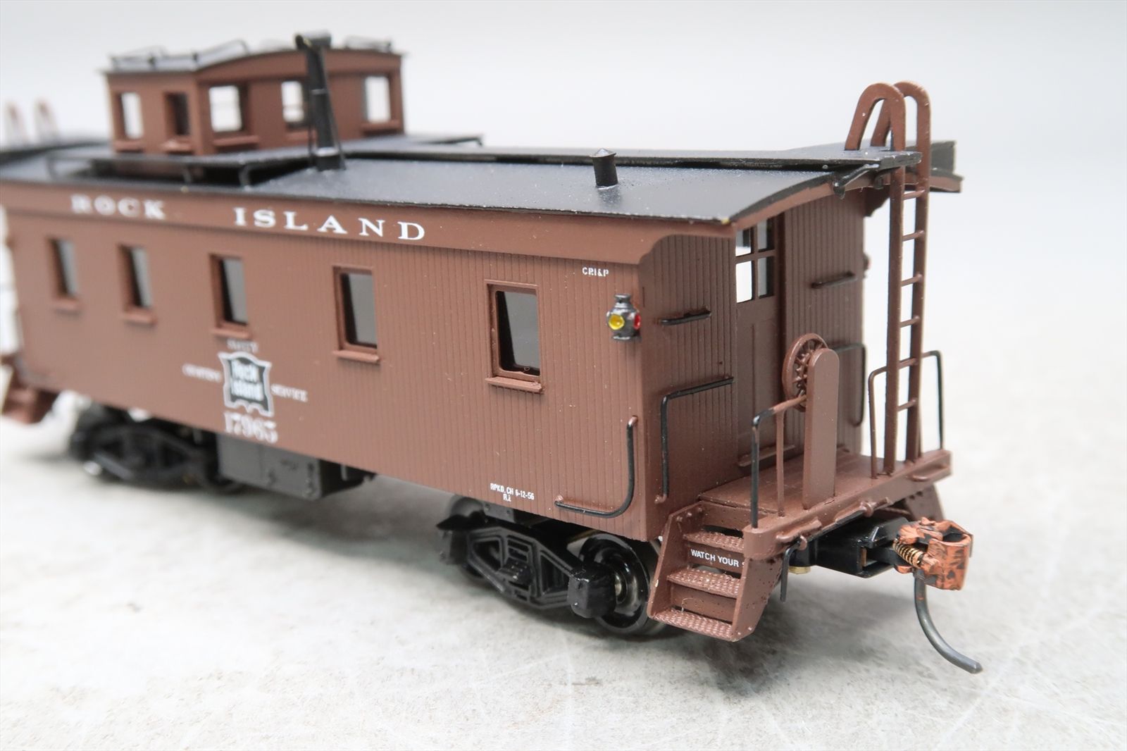 HO Brass Model - HM Hallmark CRI&P RI Rock Island Wood Caboose 5 Window ...