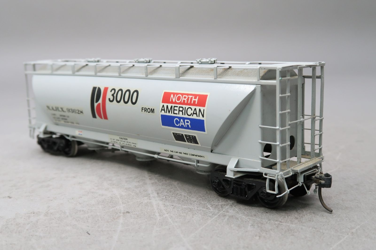 HO Brass Model - OMI 3001 NAHX Pd 3000 Covered Hopper #93628 - Custom ...