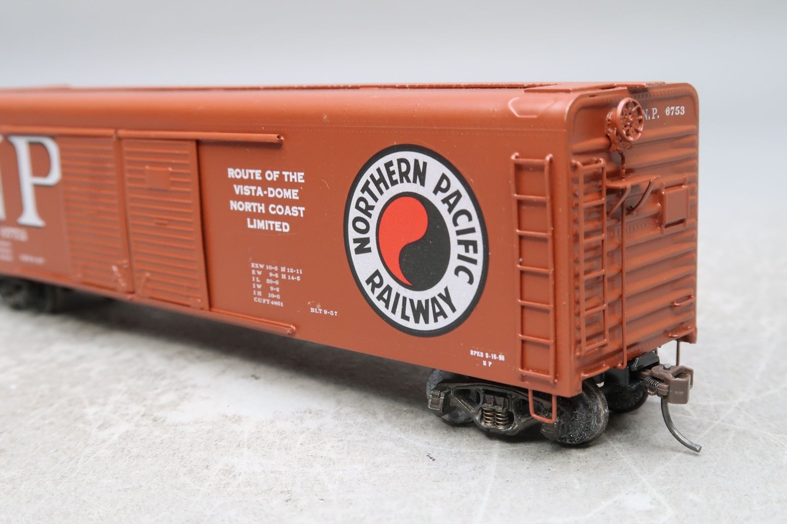 HO Brass Model - NPP Nickel Plate NP Northern Pacific 50' Boxcar Box ...
