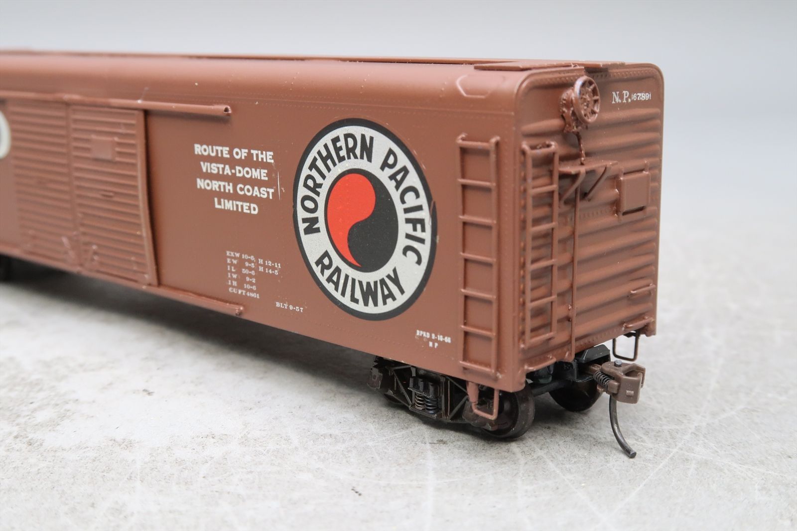 HO Brass Model - NPP Nickel Plate NP Northern Pacific 50' Boxcar Box ...