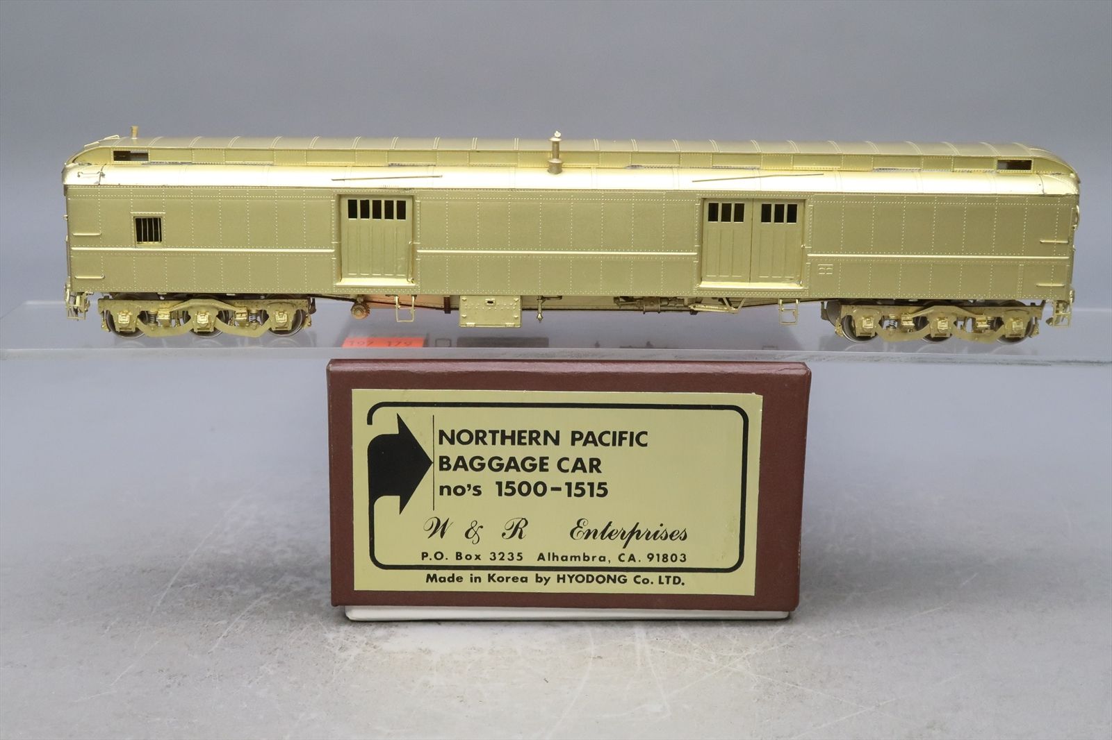 HO Brass Model - W&R NP Northern Pacific Baggage Car #1500 - 1515 ...