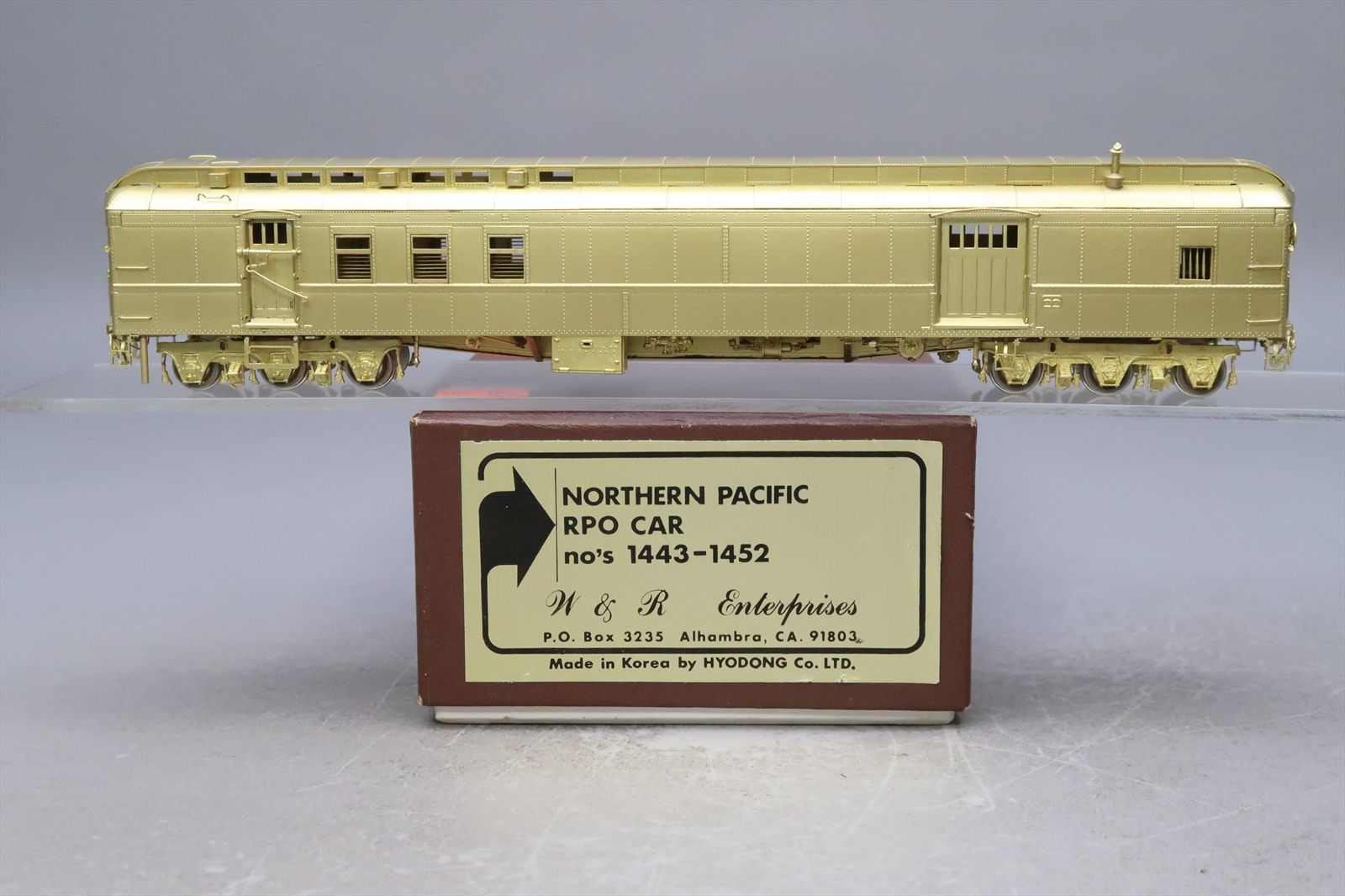 HO Brass Model - W&R NP Northern Pacific RPO #1443 - 1452 - Unpainted ...
