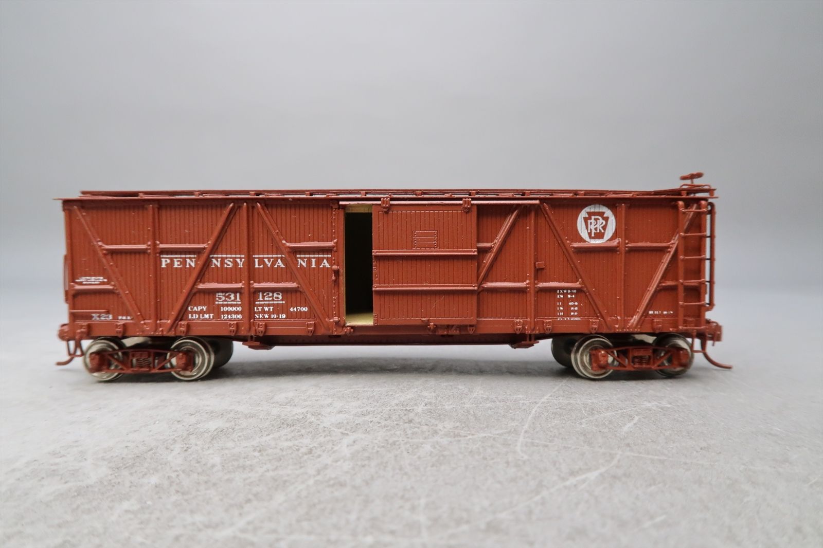HO Brass Model - MTS PRR Pennsylvania X-23 Boxcar Box Car #531128 ...