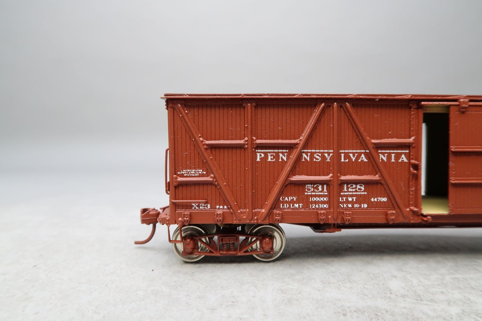 HO Brass Model - MTS PRR Pennsylvania X-23 Boxcar Box Car #531128 ...