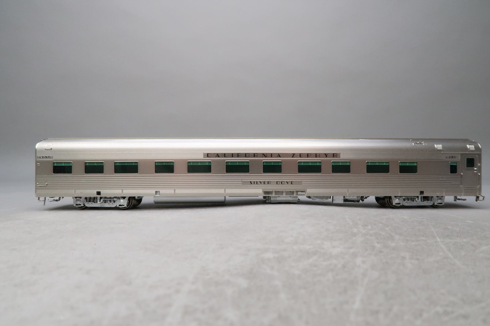 HO Brass Model - SSL CZ07 California Zephyr 6-5 Sleeper Silver Dove - F ...
