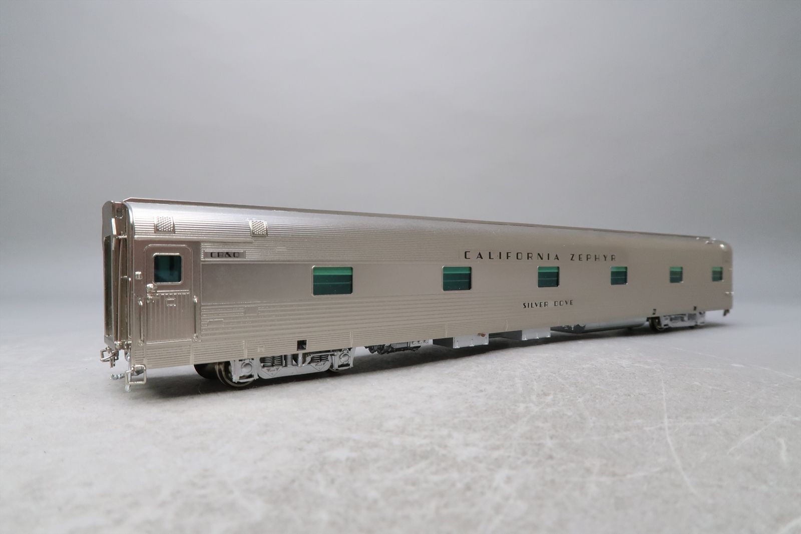 HO Brass Model - SSL CZ07 California Zephyr 6-5 Sleeper Silver Dove - F ...