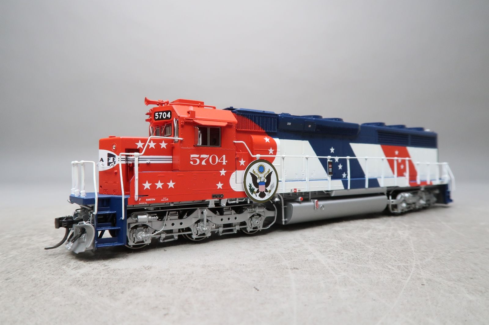 HO Brass Model - OMI AA-1117-3 AT&SF Santa Fe SD45-2 Red / White / Blue ...