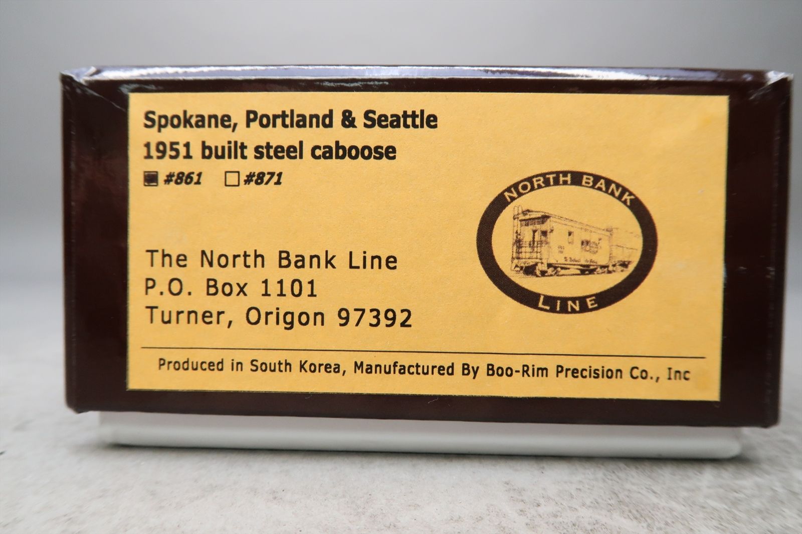 HO Brass Model - NBL North Bank Line SP&S 1951 Built Steel Caboose High ...