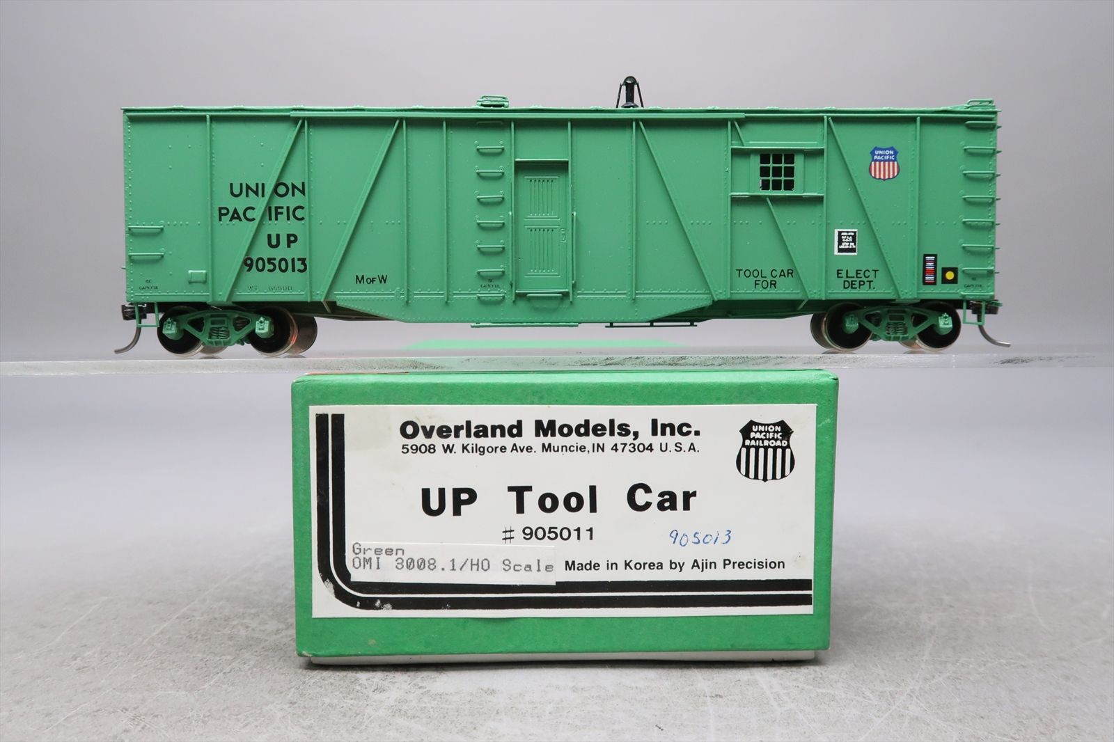 HO Brass Model - OMI 3008.1 UP Union Pacific Tool Car MOW Maintenance ...