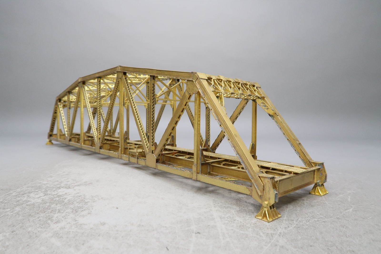 N Brass Model Structure - OMI 2860 Riveted 225' Warren Truss Double ...