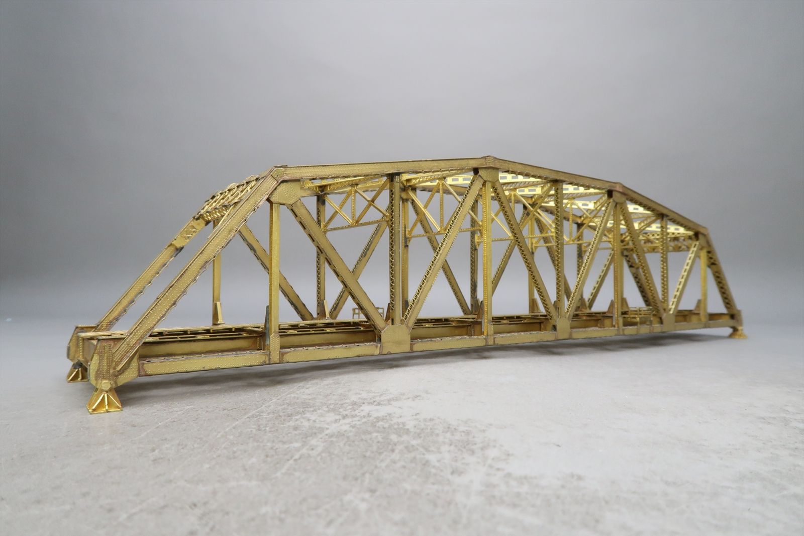 N Brass Model Structure - OMI 2860 Riveted 225' Warren Truss Double ...