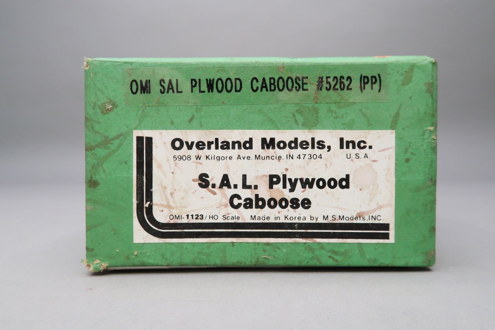 HO Brass Model - OMI 1123 SAL Seaboard Air Line Plywood Caboose #5262 ...