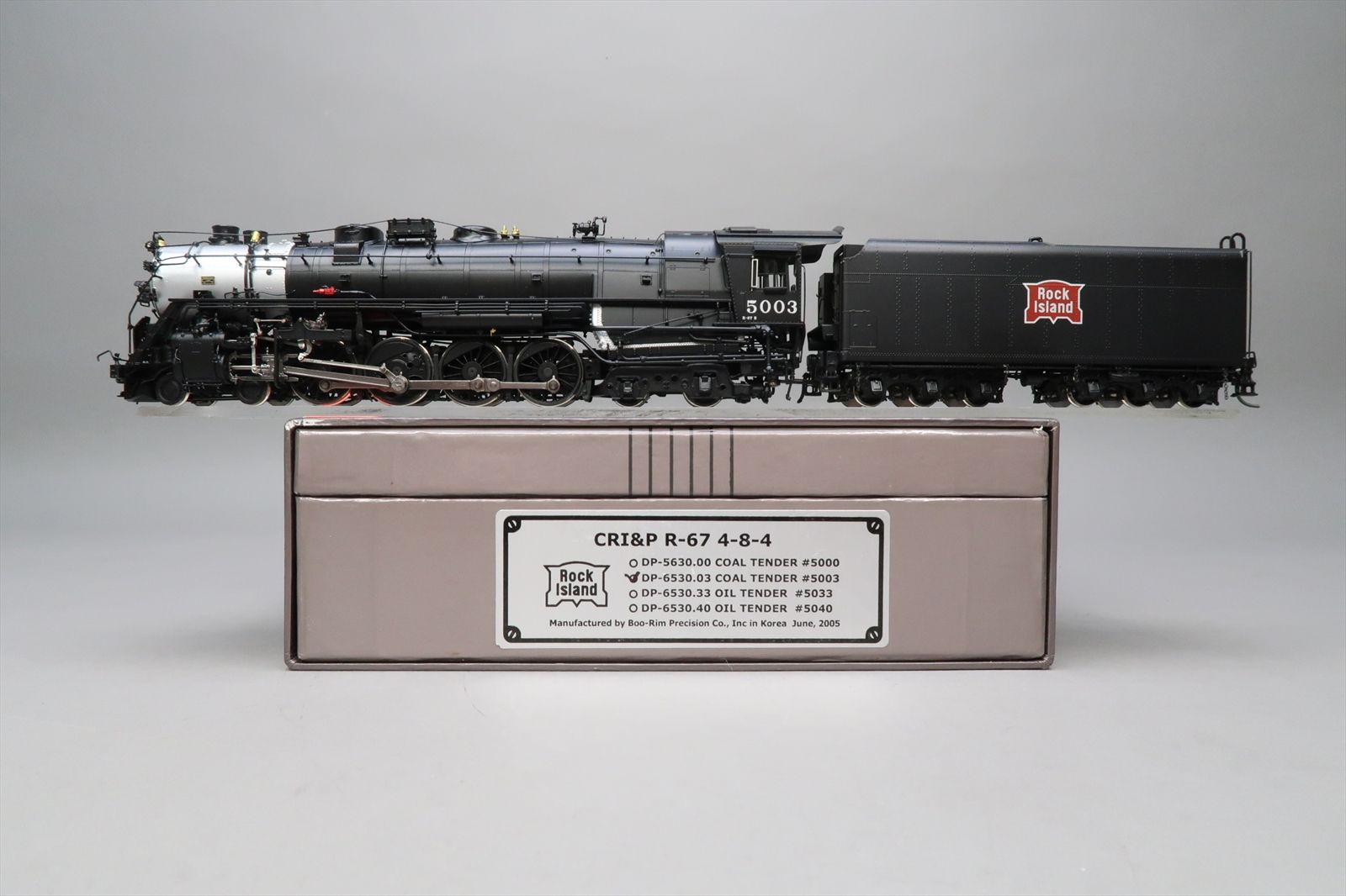 HO Brass Model - DP 6530.03 CRI&P RI Rock Island R-67 4-8-4 Coal #5003 - F/P - 2005 Run - Boo-Rim
