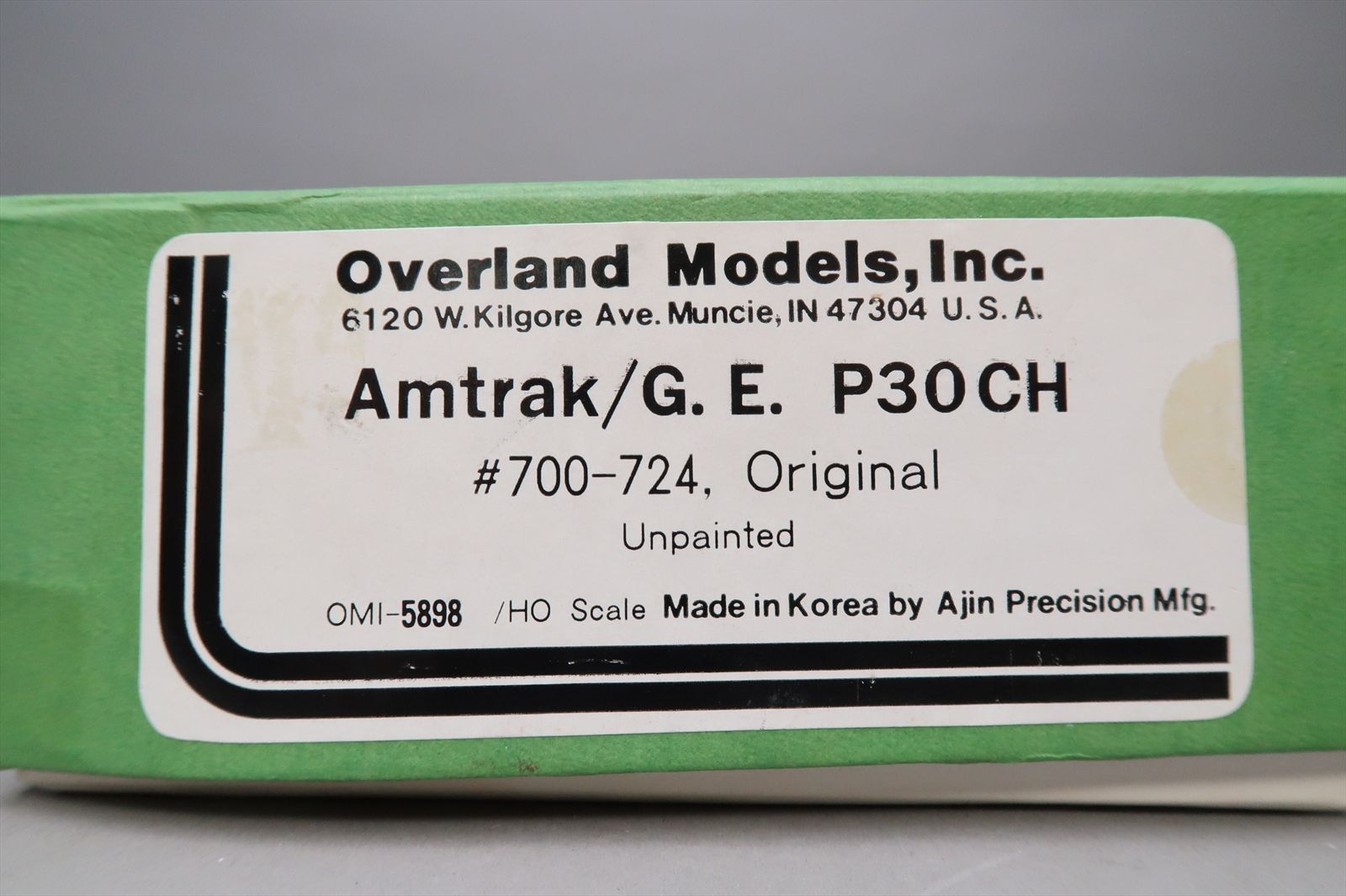 HO Brass Model - OMI 5898 Amtrak / GE Pooch P30CH Original #700 - 724 ...