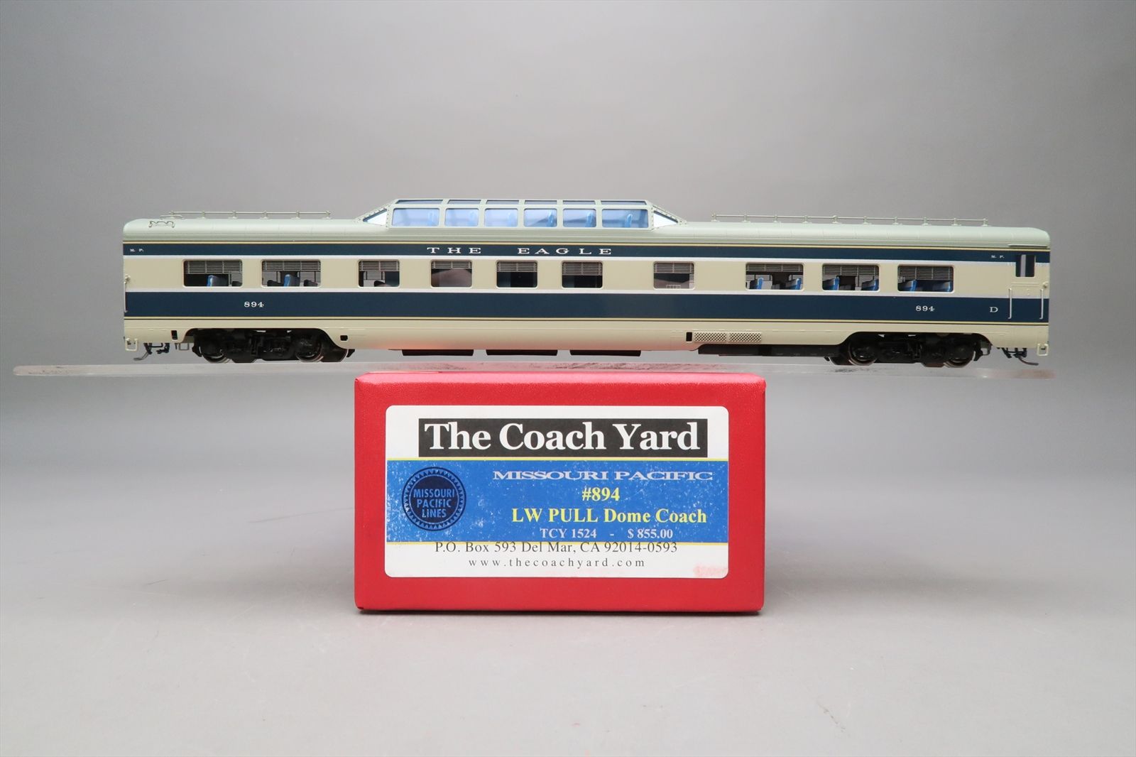 HO Brass Model - TCY 1524 MP MoPac Missouri Pacific Pullman Lightweight ...