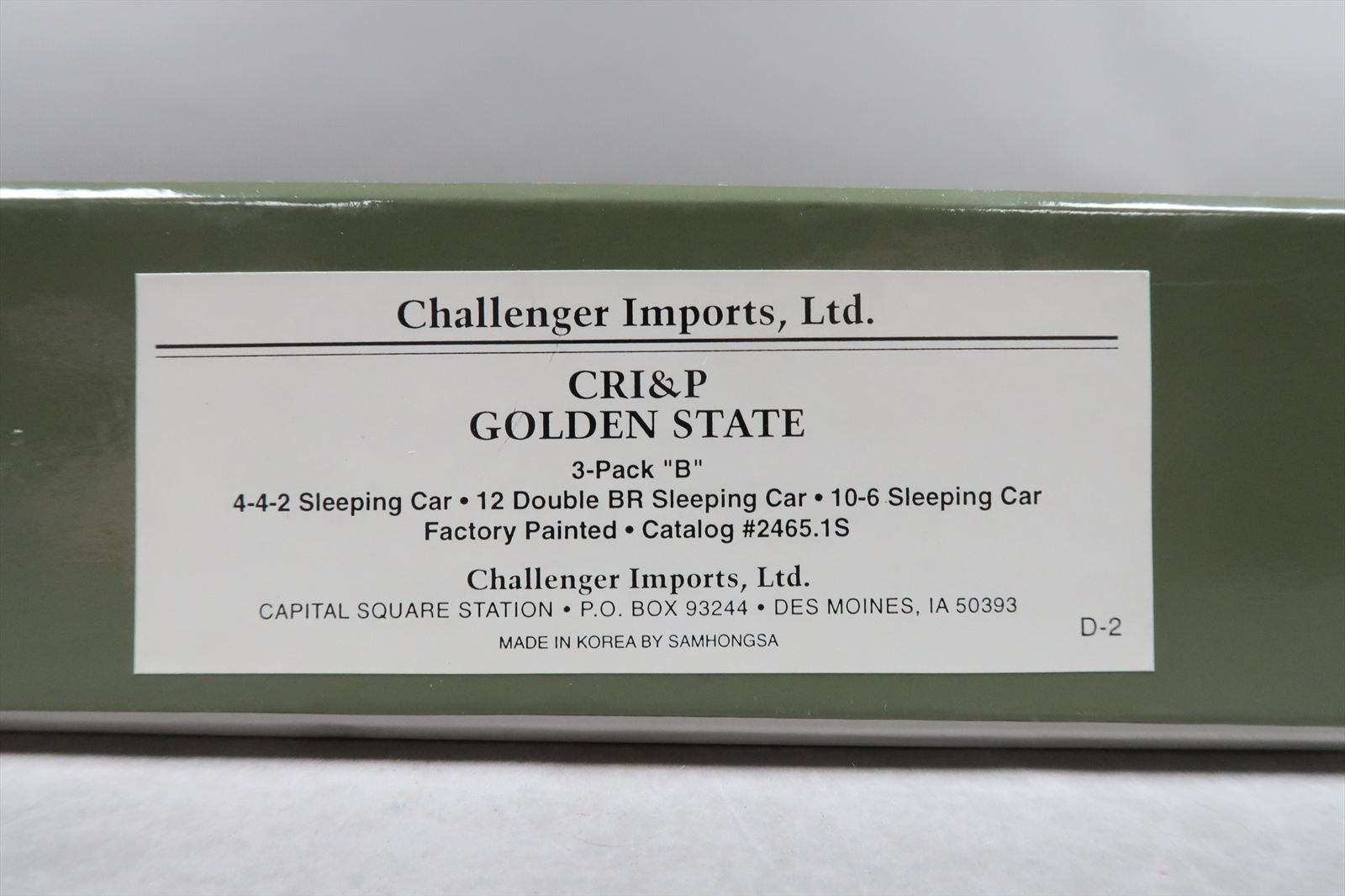 HO Brass Model - CIL 2465.1S SP / CRI&P RI Rock Island Southern Pacific ...