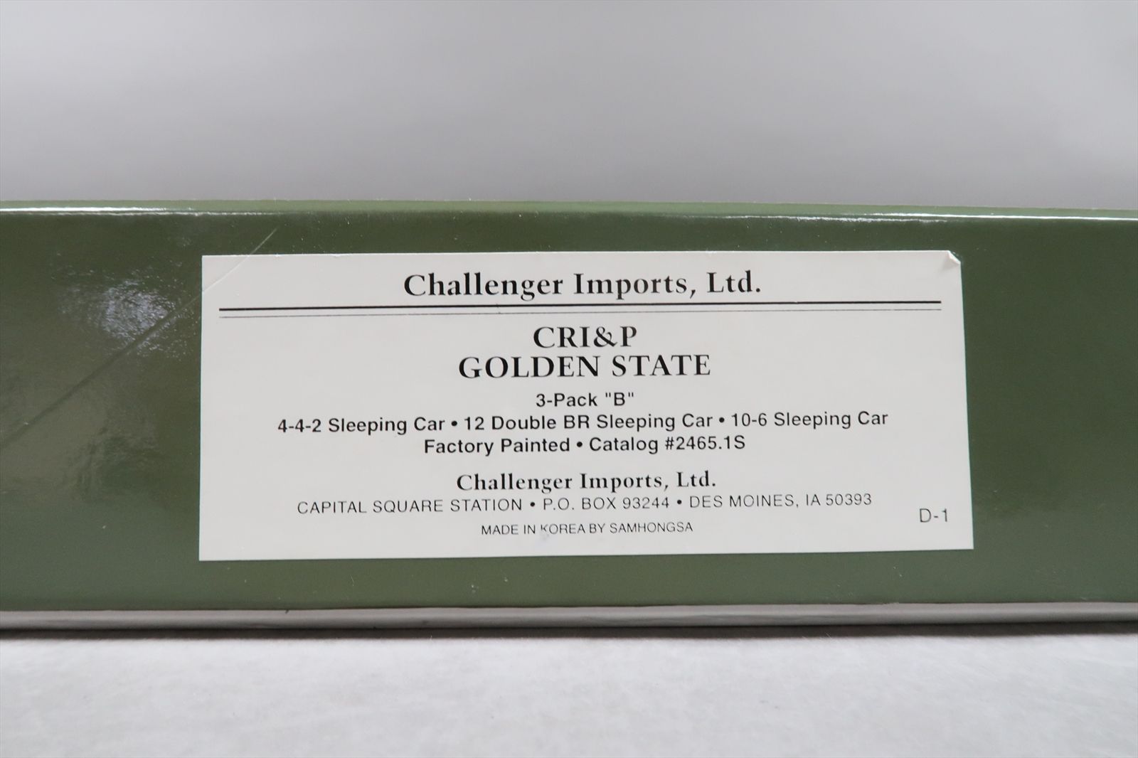 HO Brass Model - CIL 2465.1S SP / CRI&P RI Rock Island Southern Pacific ...