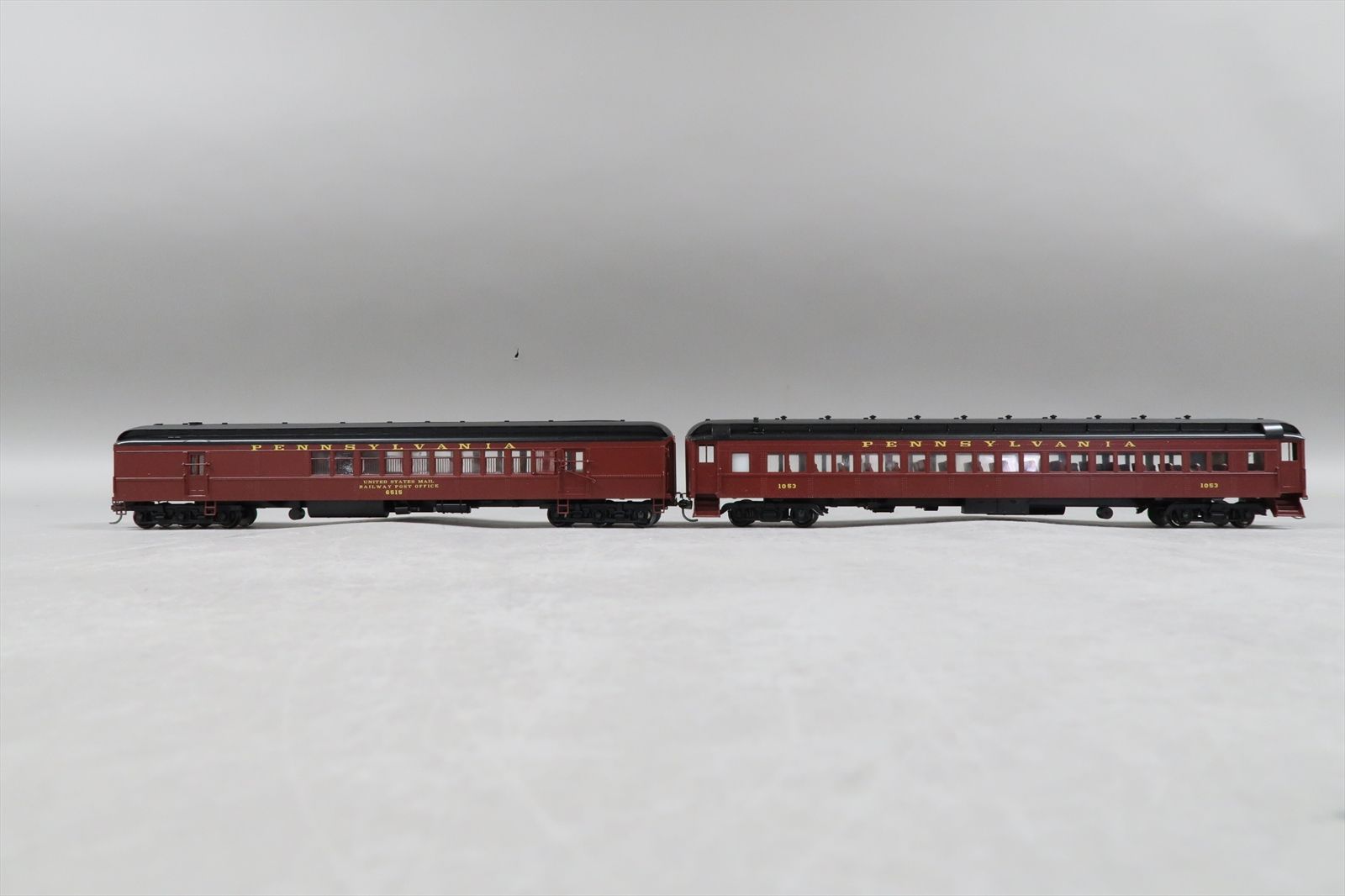 HO Brass Model - NJCB PS-732-S PRR Pennsylvania P70 Coach + M70 RPO ...