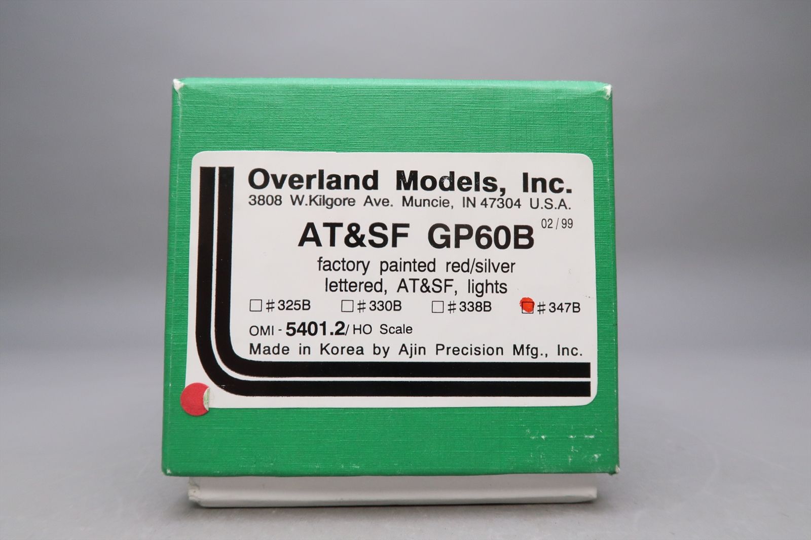 HO Brass Model - OMI 5401.2 AT&SF Santa Fe GP60B Red / Silver #347 - F ...