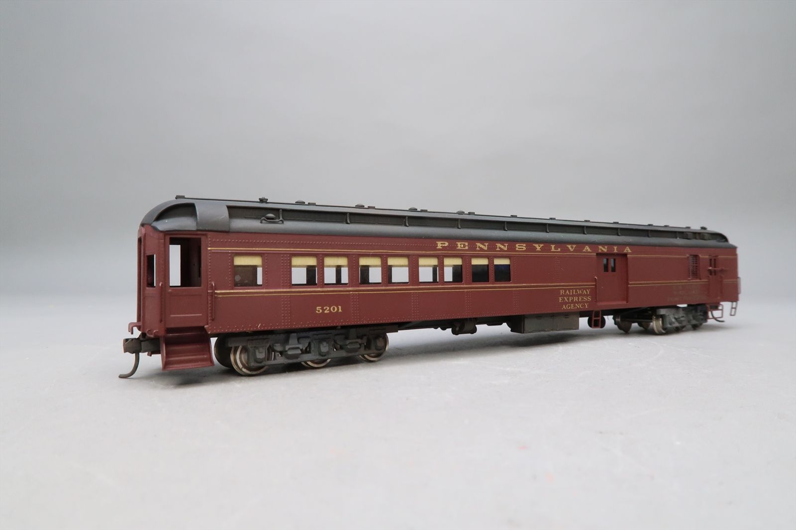 HO Brass Model - NJCB PS-717-S PRR Pennsylvania P70 Coach + MPB70 ...