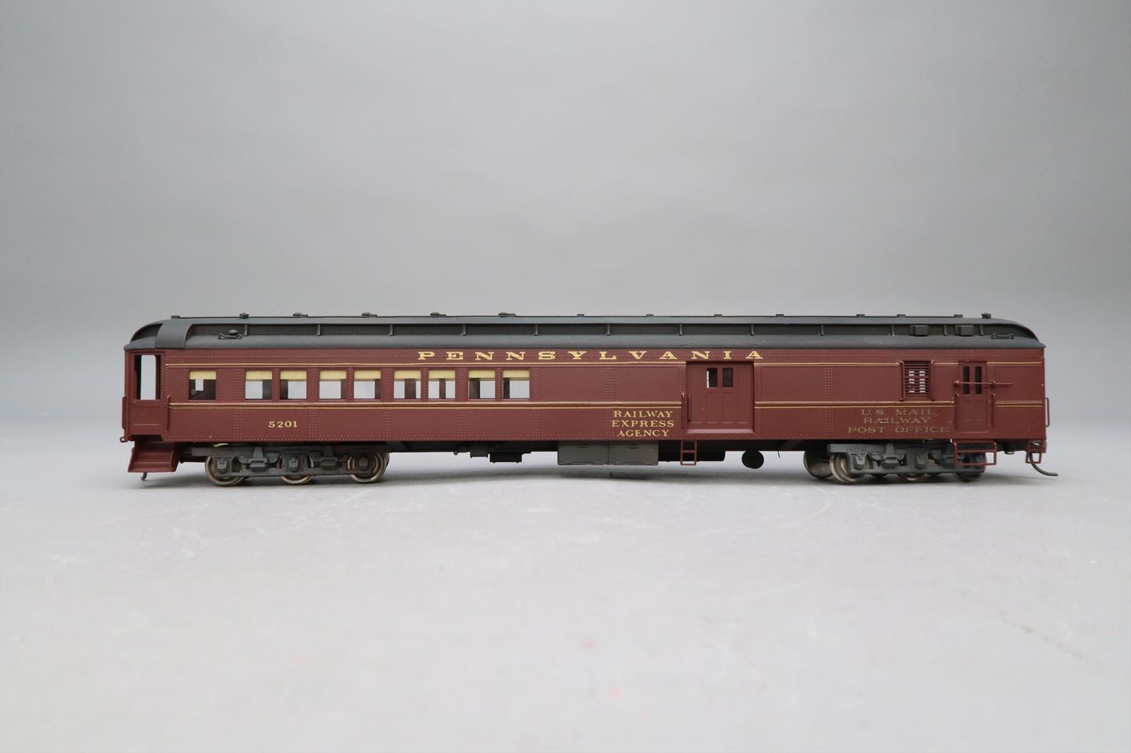 HO Brass Model - NJCB PS-717-S PRR Pennsylvania P70 Coach + MPB70 ...