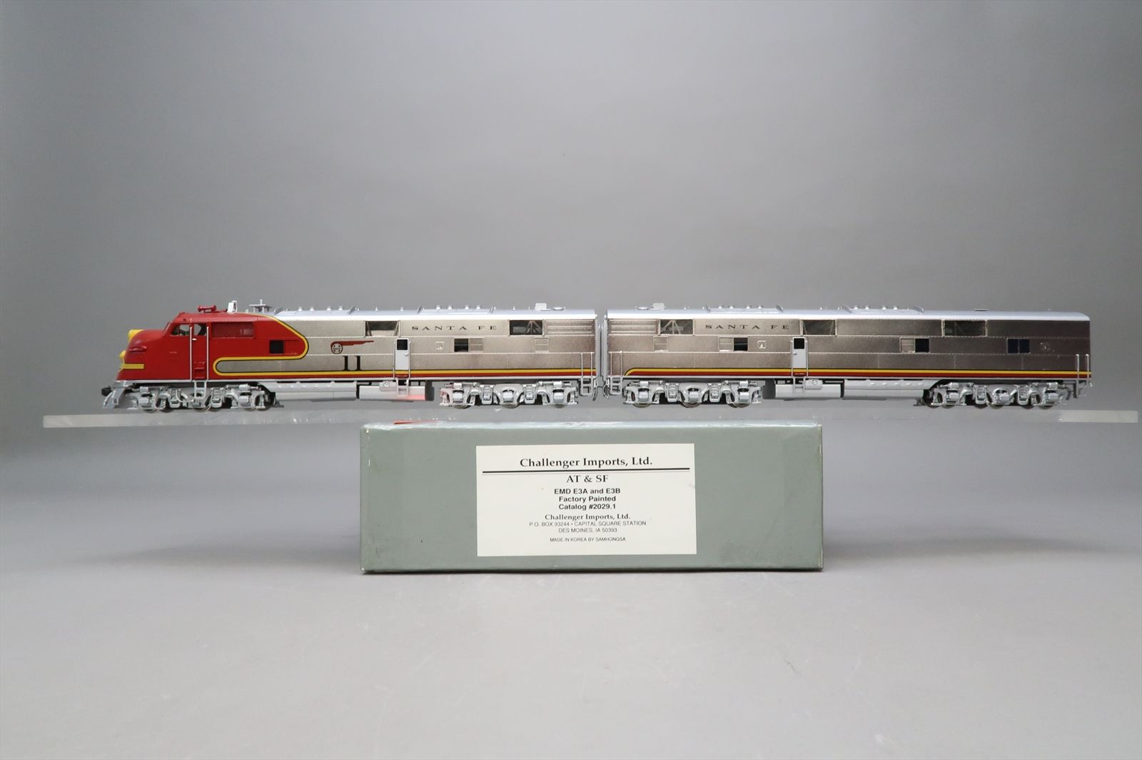 HO Brass Model - CIL 2029.1 AT&SF Santa Fe E3 E3A E3B A-B Set - F/P ...