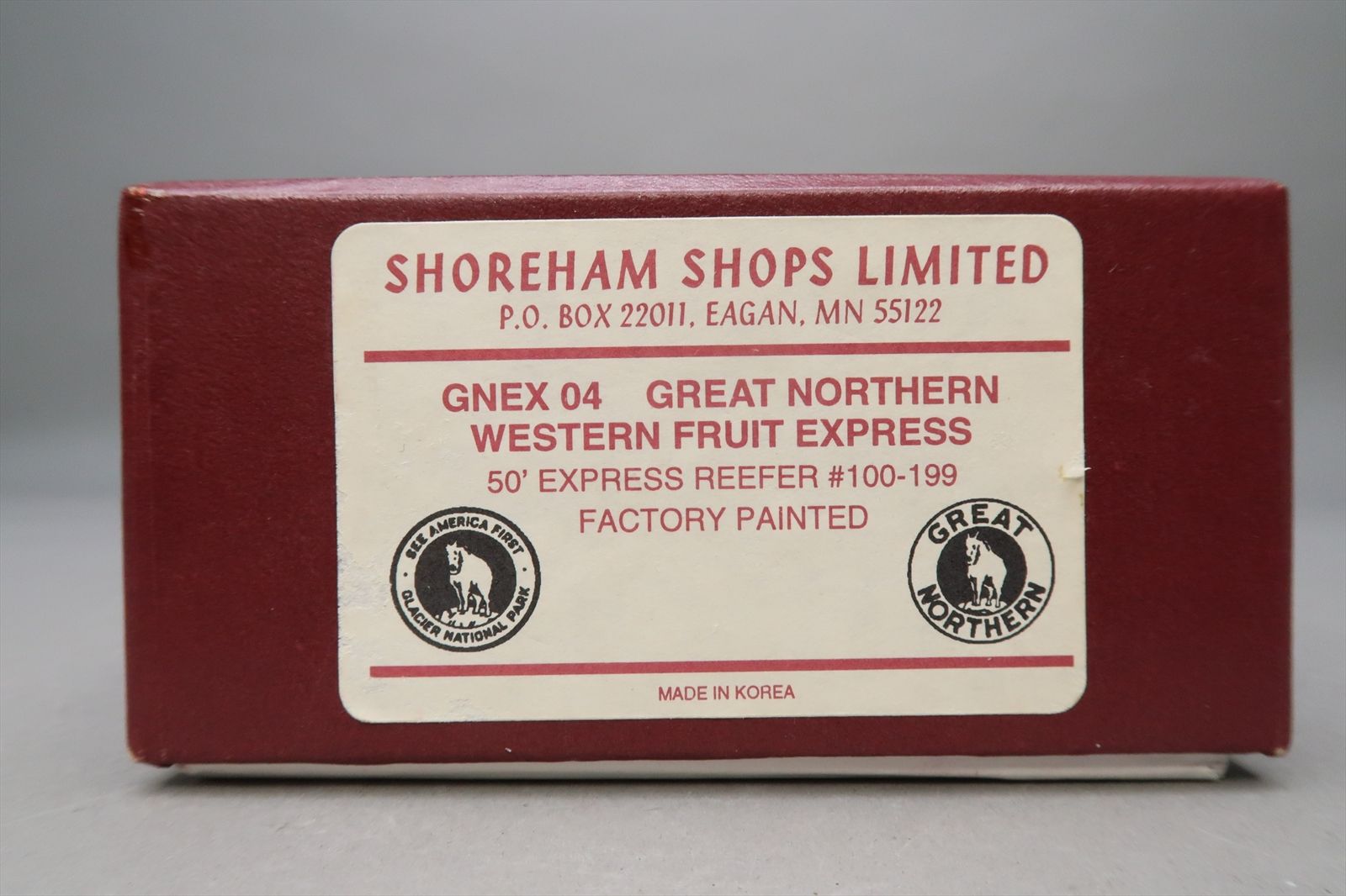 HO Brass Model - SSL GNEX04 GN Great Northern WFE Western Fruit Express ...