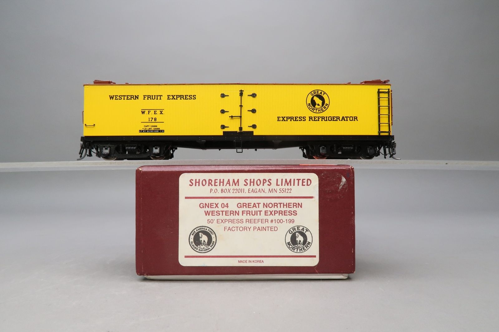 HO Brass Model - SSL GNEX04 GN Great Northern WFE Western Fruit Express ...