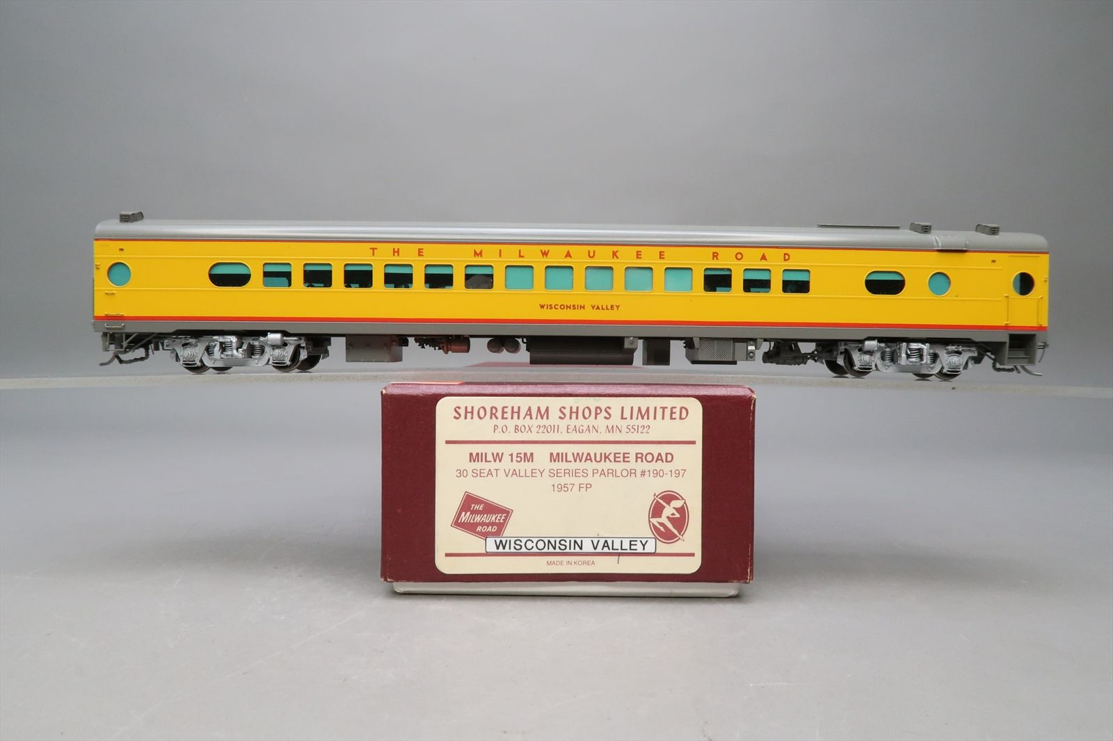 HO Brass Model - SSL MILW15M Milwaukee Road 30 Seat Parlor Car ...