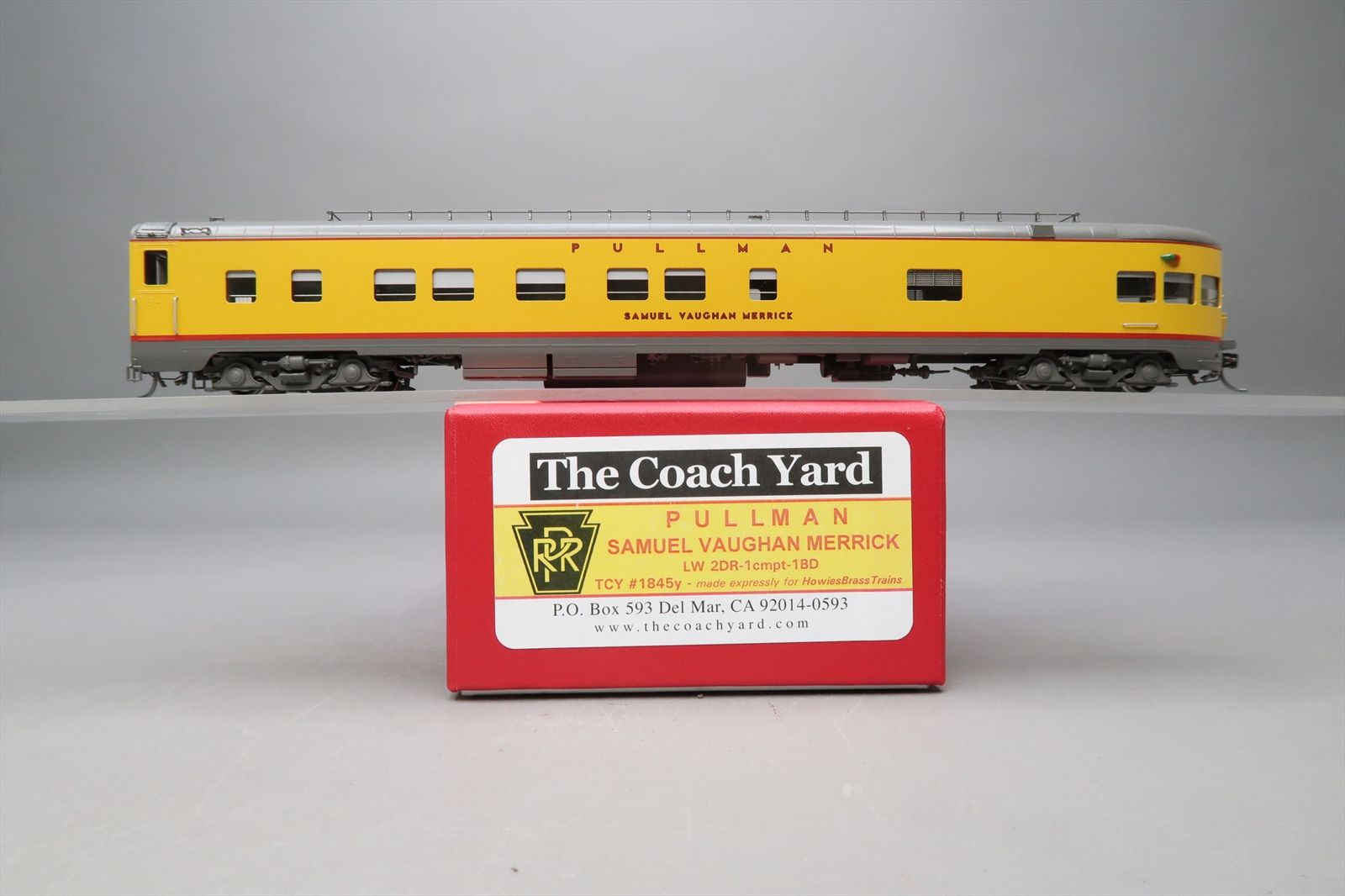 HO Brass Model - TCY 1845y PRR Pennsylvania LW 2-1-1 Observation ...