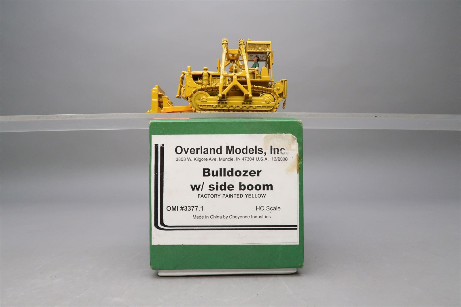 HO Brass Model - OMI 3377.1 Bulldozer w/ Side Boom - F/P Yellow - 2001 ...