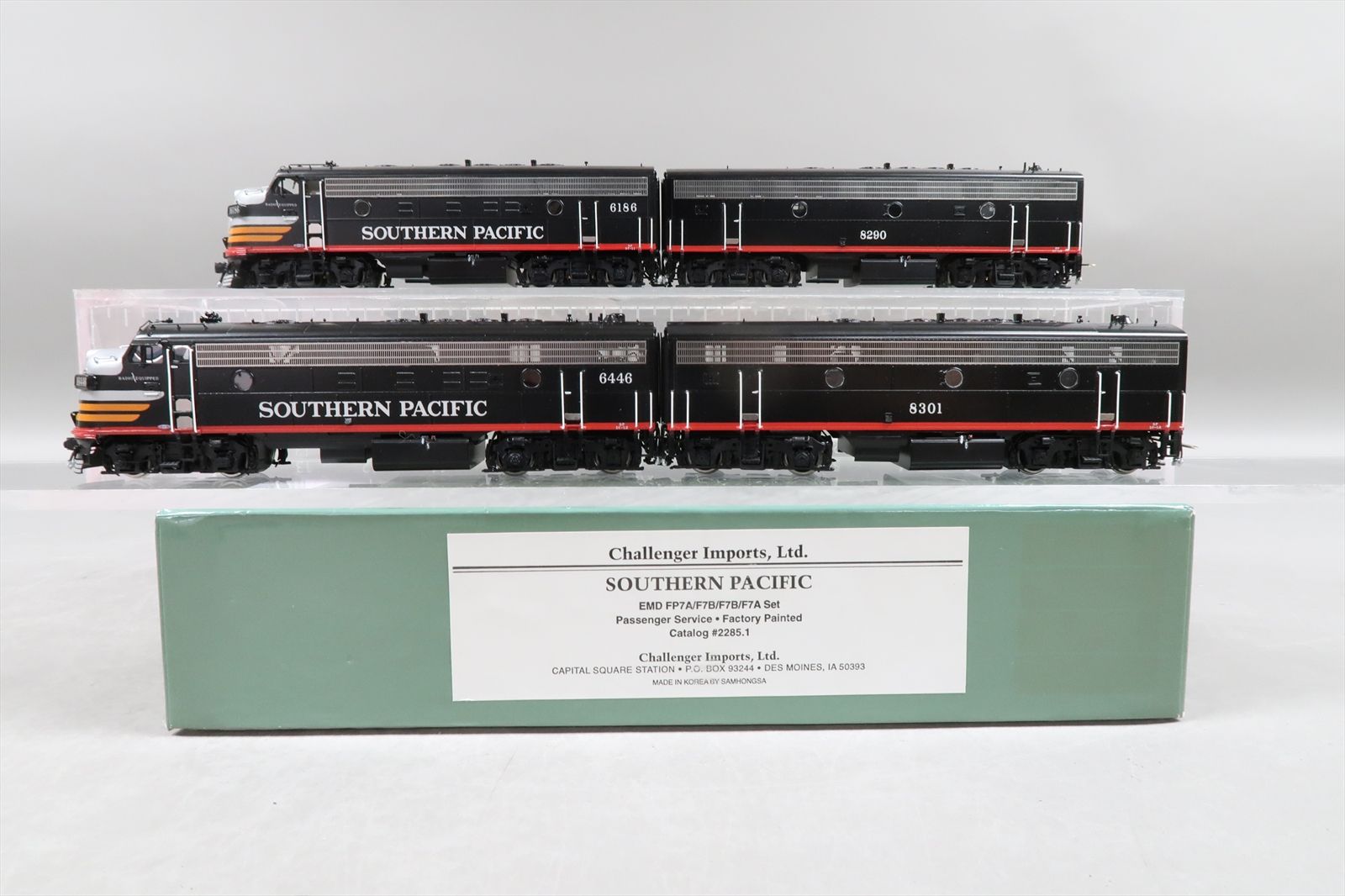 HO Brass Model - CIL 2285.1 SP Southern Pacific Black Widow EMD FP7 F7 ...