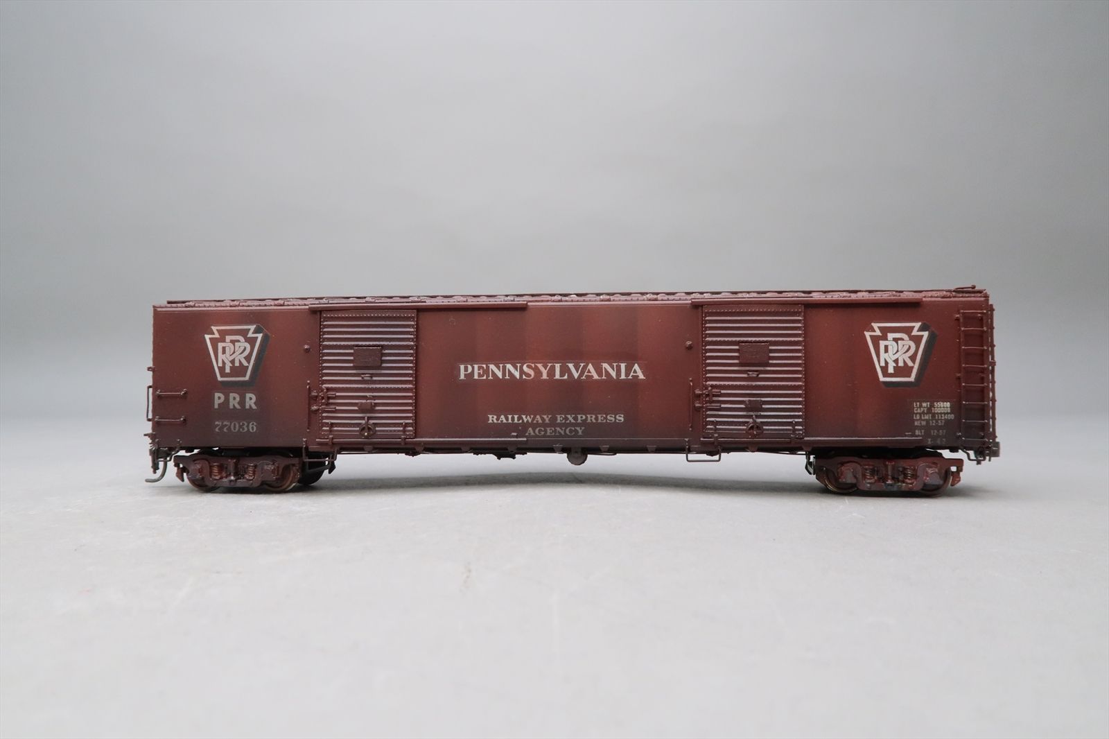 HO Brass Model - PCO P Car Co. PRR Pennsylvania X-42 Mail Storage Car ...