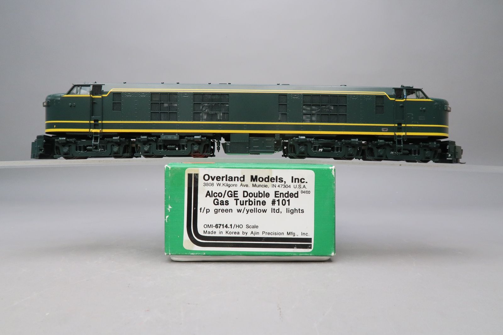 HO Brass Model - OMI 6714.1 ALCO / GE Double Ended Gas Turbine #101 - F ...