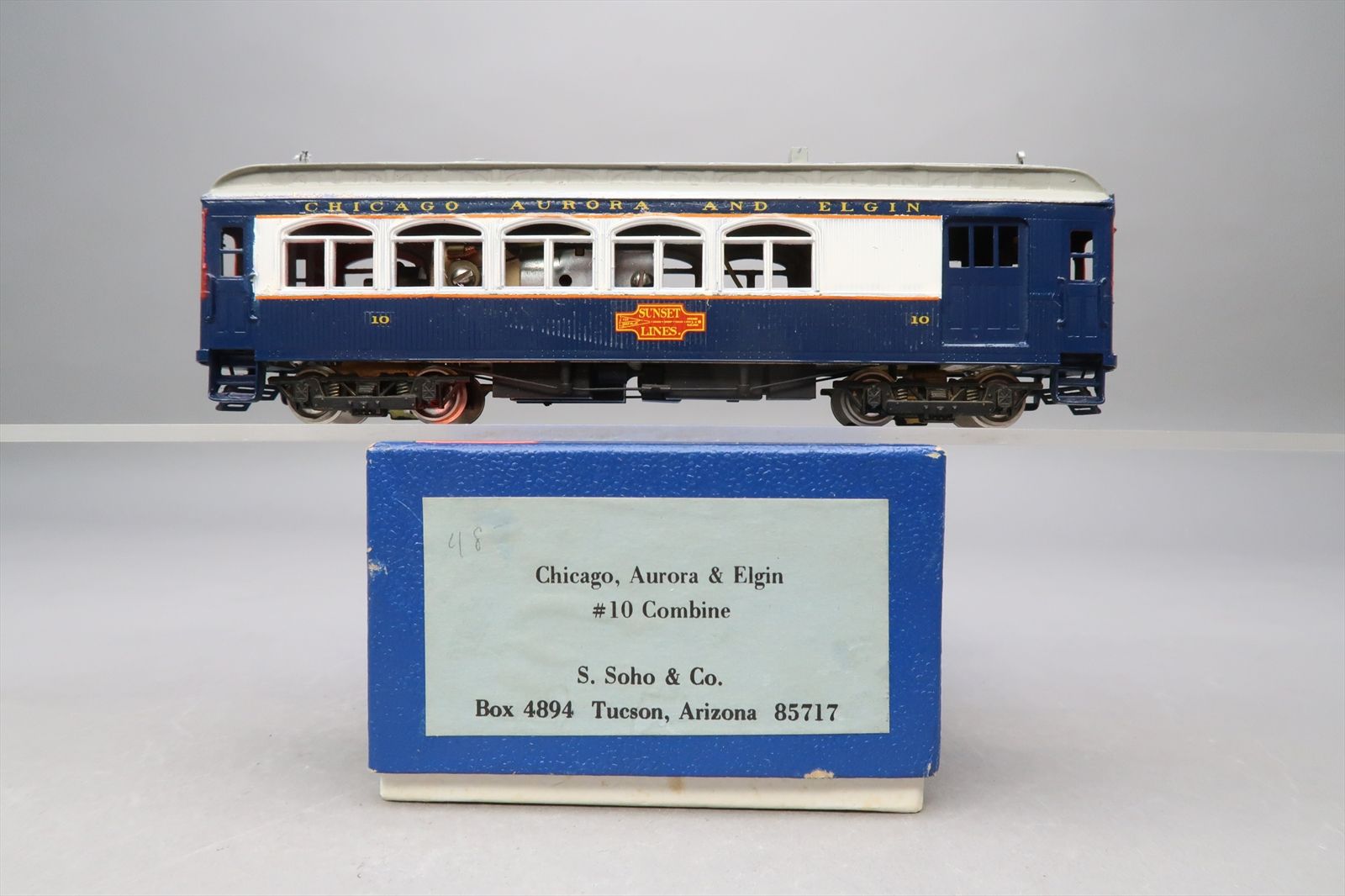 HO Brass Model - SOHO CA&E Chicago, Aurora & Elgin #10 Combine ...