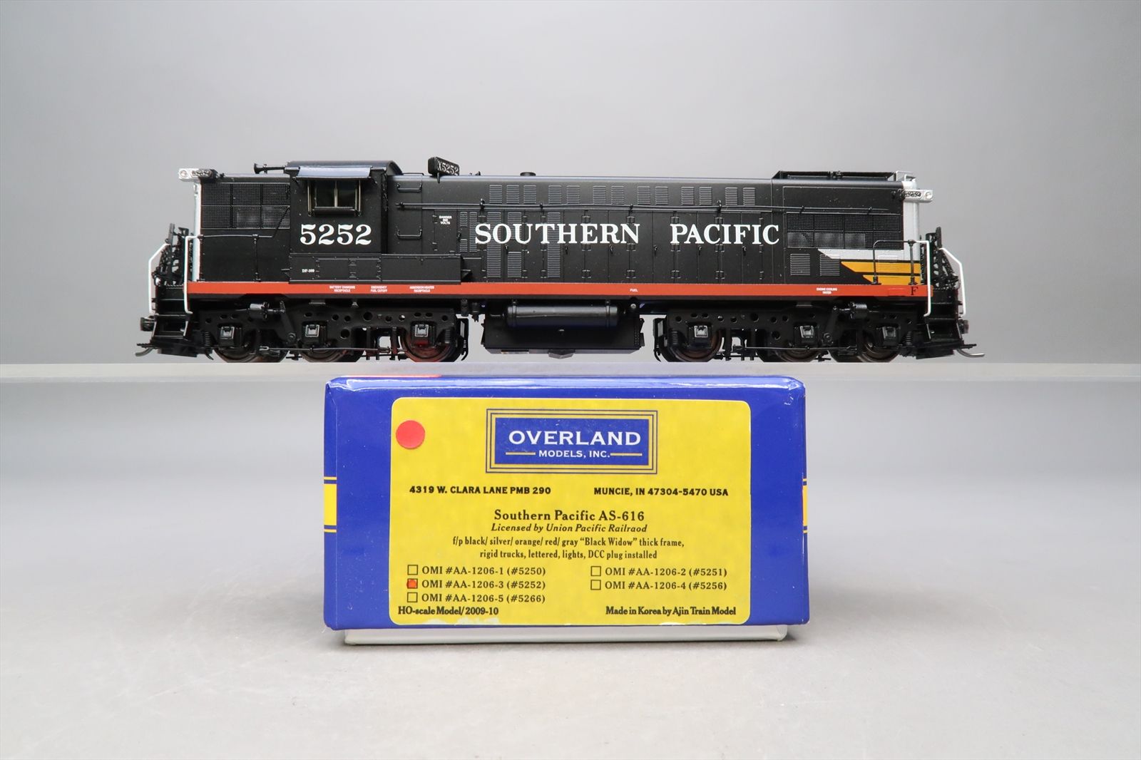 HO Brass Model - AA-1206-3 SP Southern Pacific AS-616 Black Widow #5252 ...
