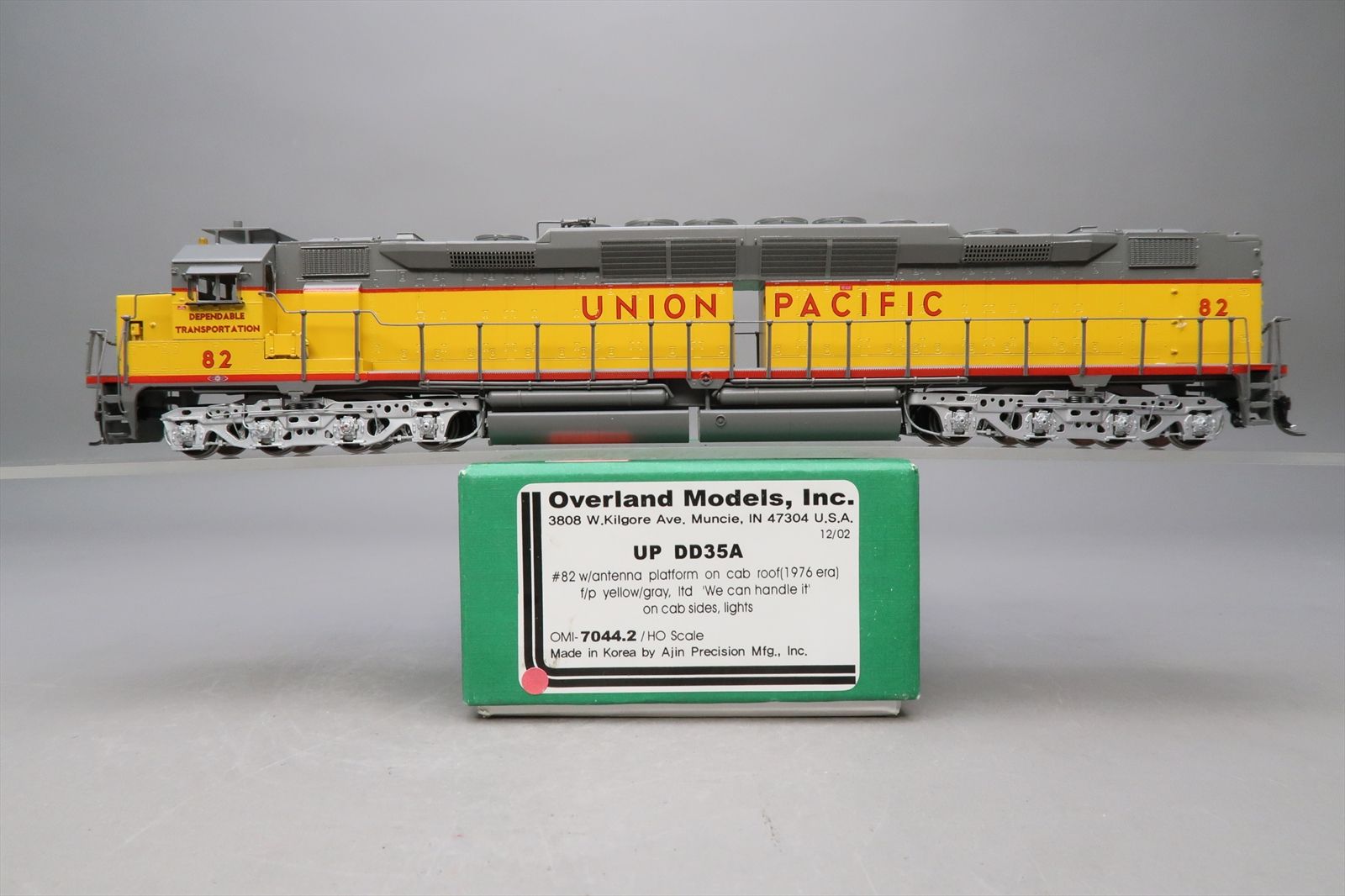 HO Brass Model - OMI 7044.2 UP Union Pacific DD35 DD35A w/ Antenna ...