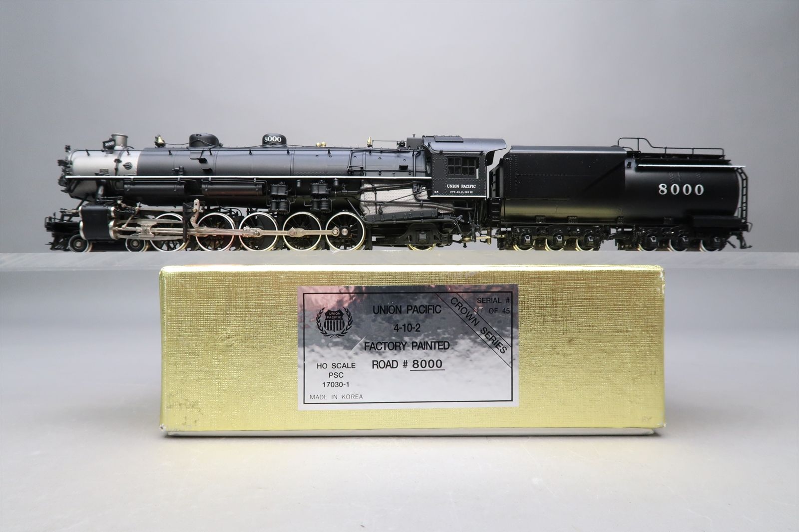 HO Brass Model - PSC 17030-1 UP Union Pacific Overland 4-10-2 #8000 - F ...